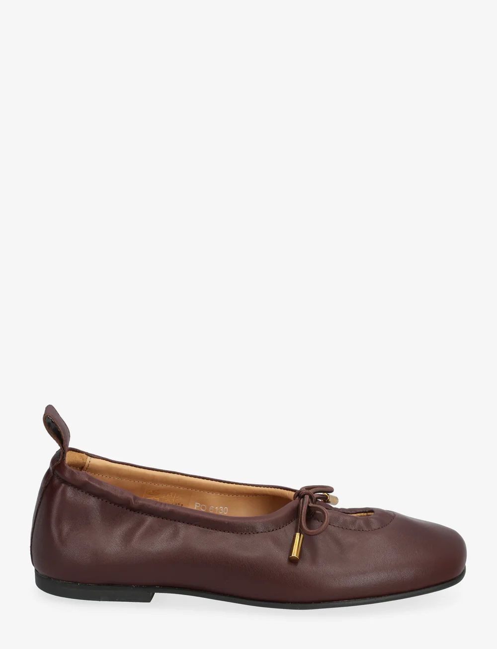 Alohas Rosalind Brown Leather Ballet Flats Ballerinas
