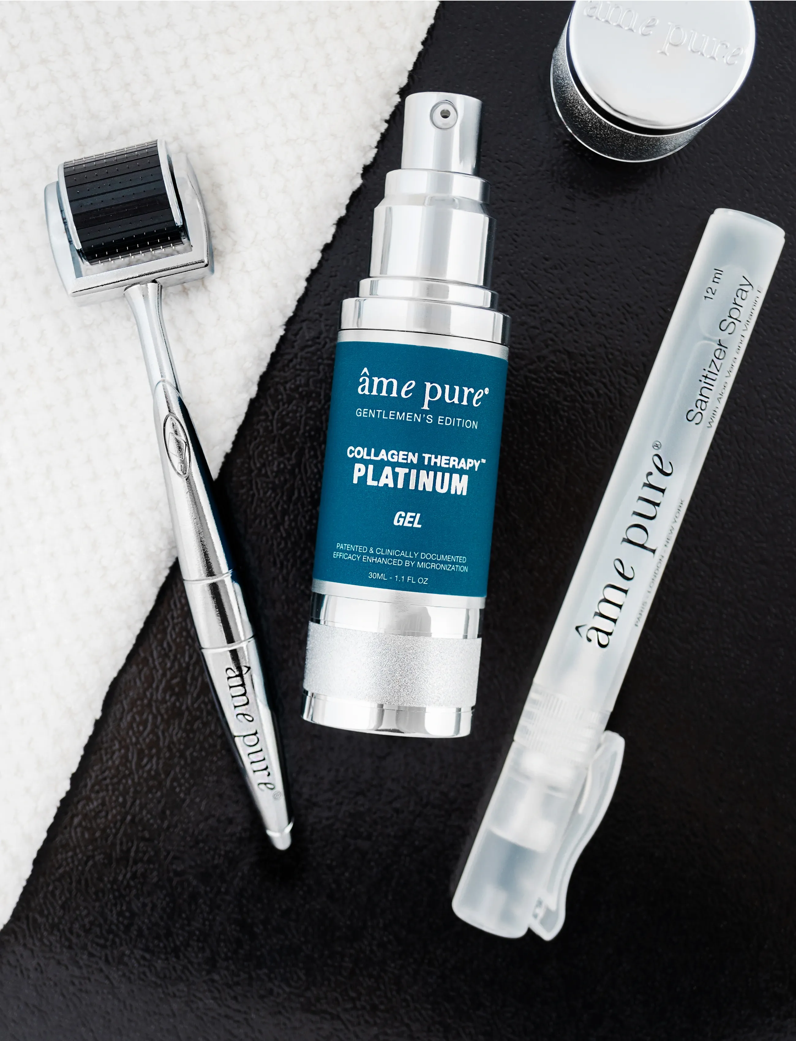 âme pure Cit Platinum Gentlemen Kit - Microneedling Derma Roller Set ...