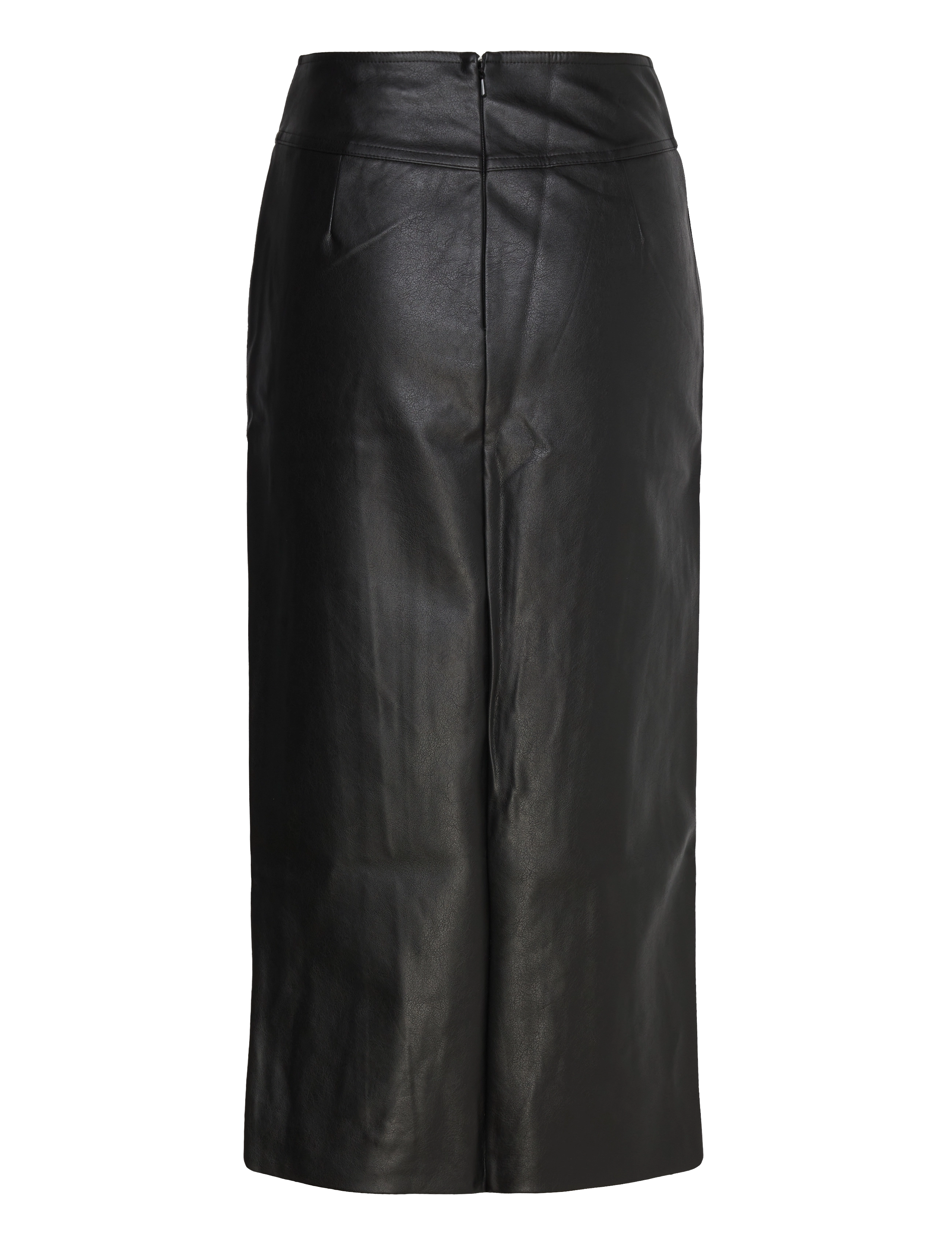 Bardot Dante Vegan Leather Midi Skirt (Black) – 225 kr – Booztlet.com