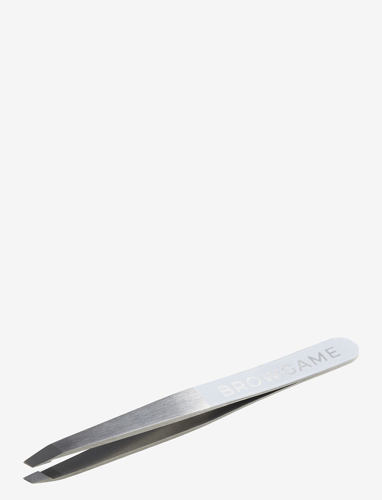 Browgame Cosmetics Original Tweezer Slanted White (White) - 19.80 ...