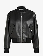 Calvin Klein Jeans Faux Leather Bomber Jacket - 119.94 Calvin Klein Jeans Faux Leather Bomber Jacket - 119.94