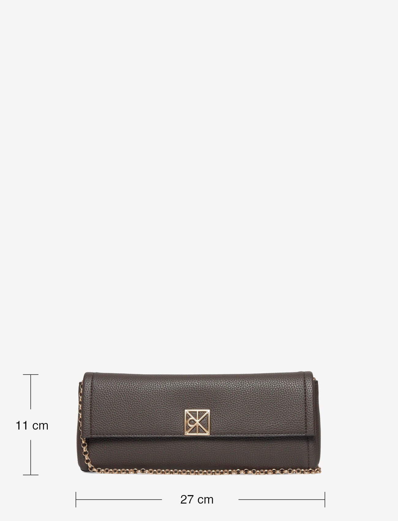 Calvin Klein Emblem Hw Pebble Clutch (Delicioso/Brun) - 1399 kr | Boozt.com