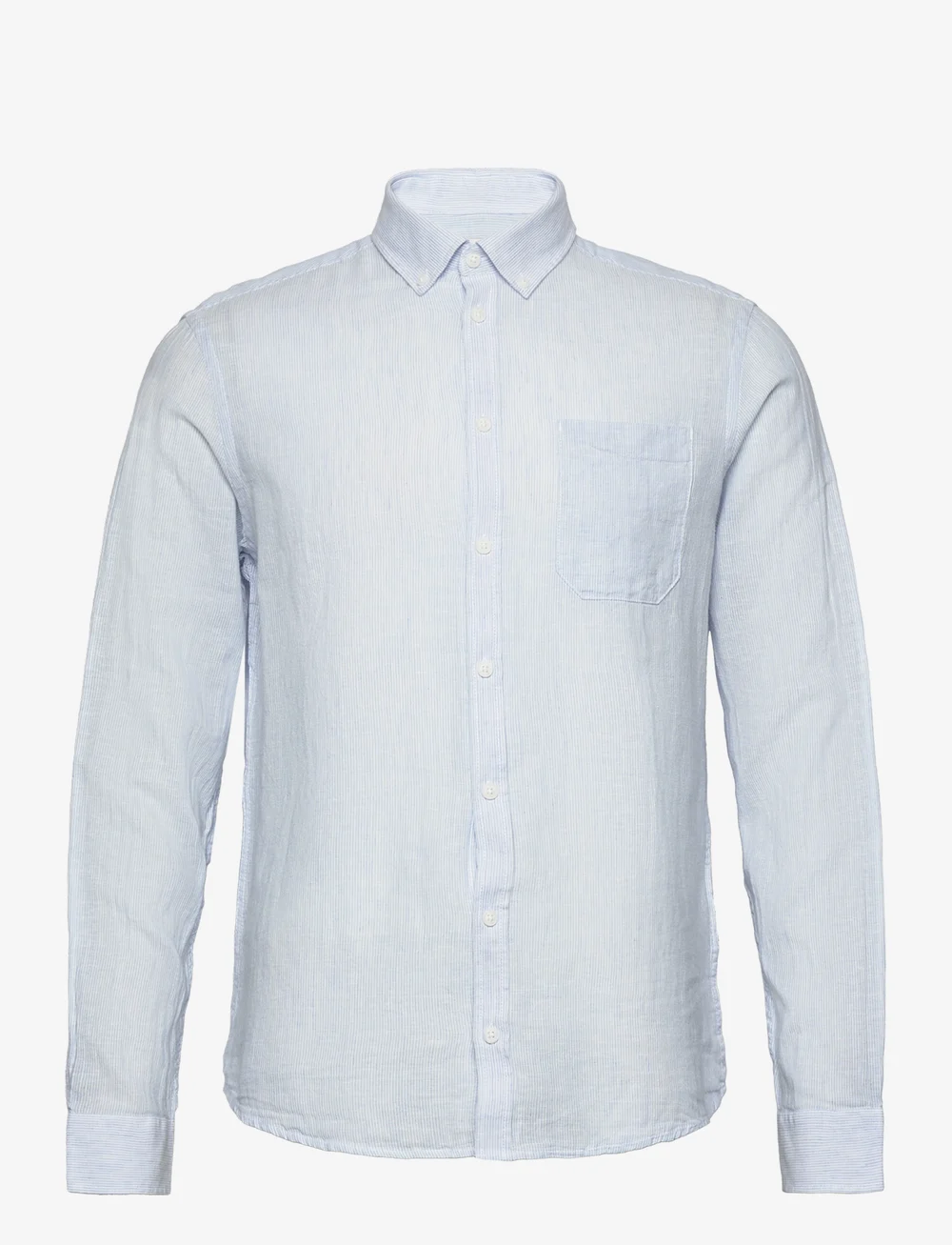 Casual Friday Cfanton Ls Bd Striped Linen Mix Shi – – shop på Booztlet Casual Friday Cfanton Ls Bd Striped Linen Mix Shi – – shop på Booztlet