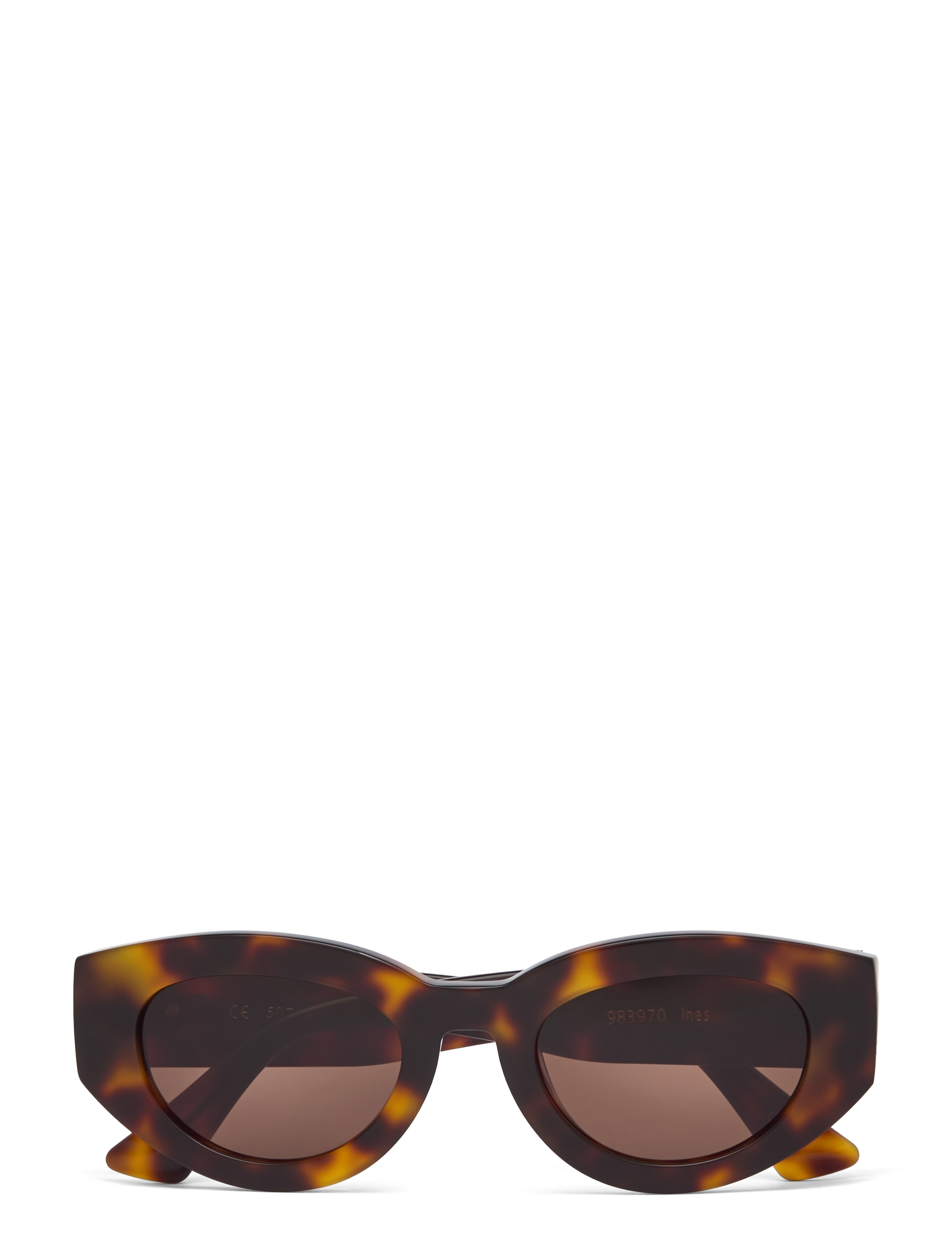 Corlin Eyewear Ines Tortoise Brown - Round Frame - Boozt.com