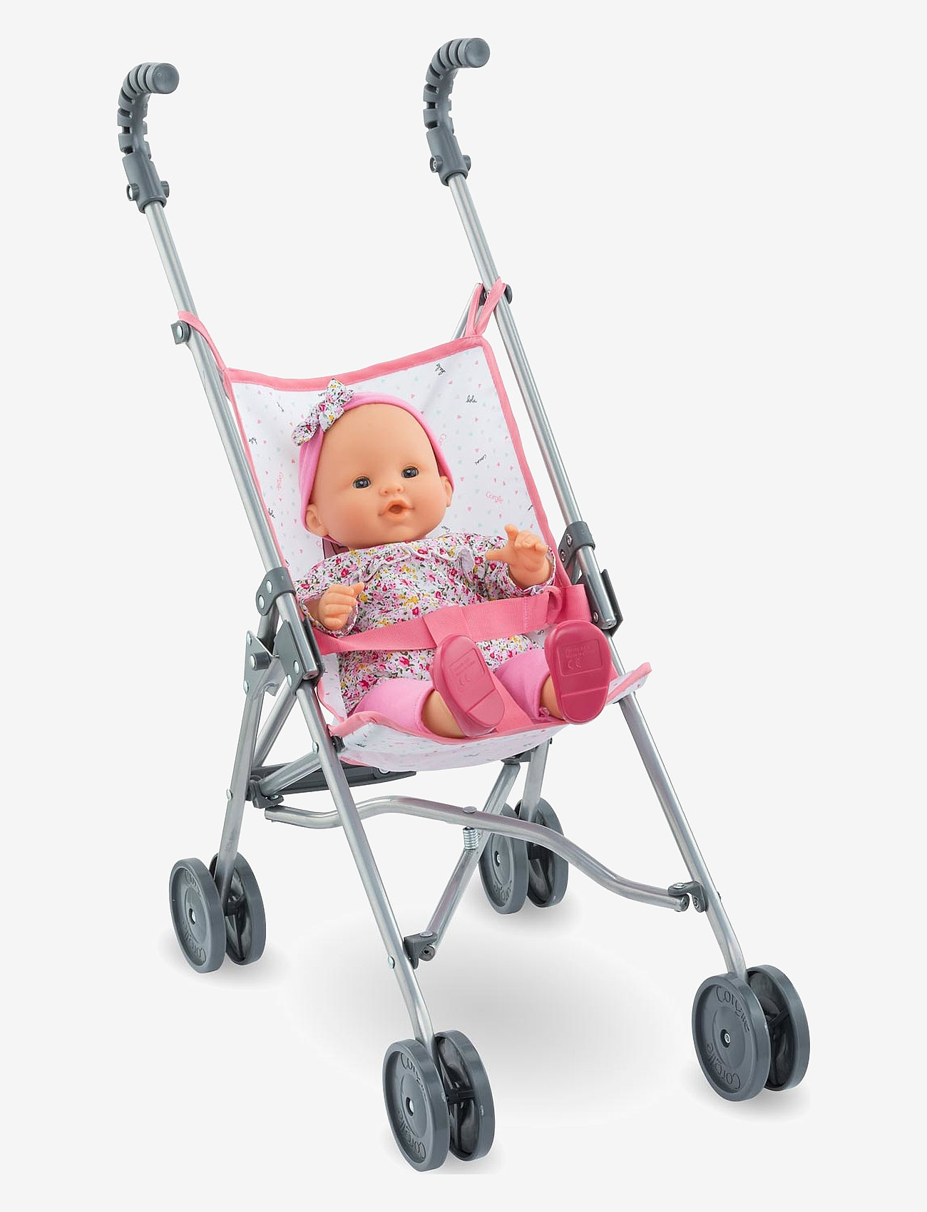 Corolle Corolle Umbrella Stroller, Pink – nuken vaunut – osta Booztlet