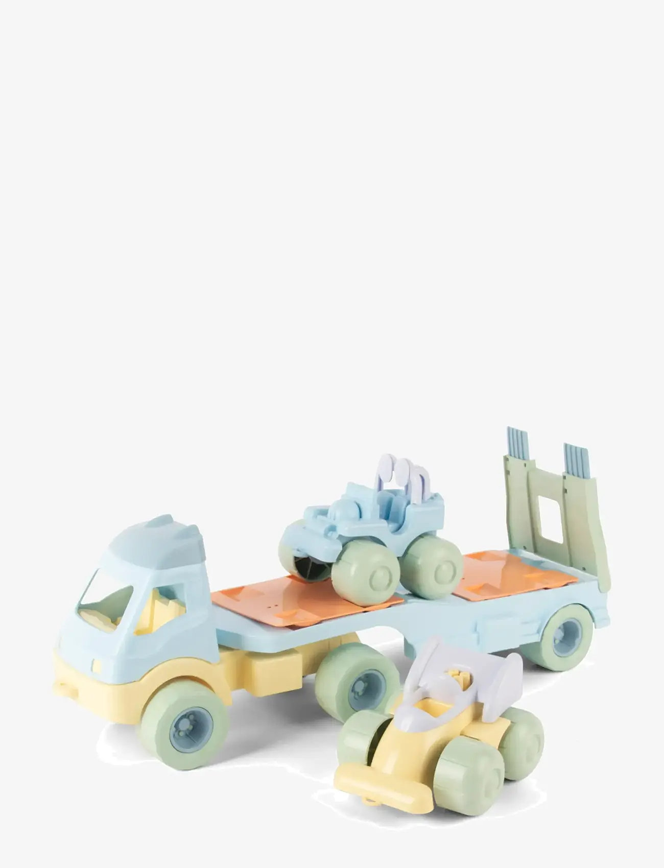 Dantoy Pastel Recycled Dump Truck+2 Cars Plastic Wheels – 307.30 kr ...