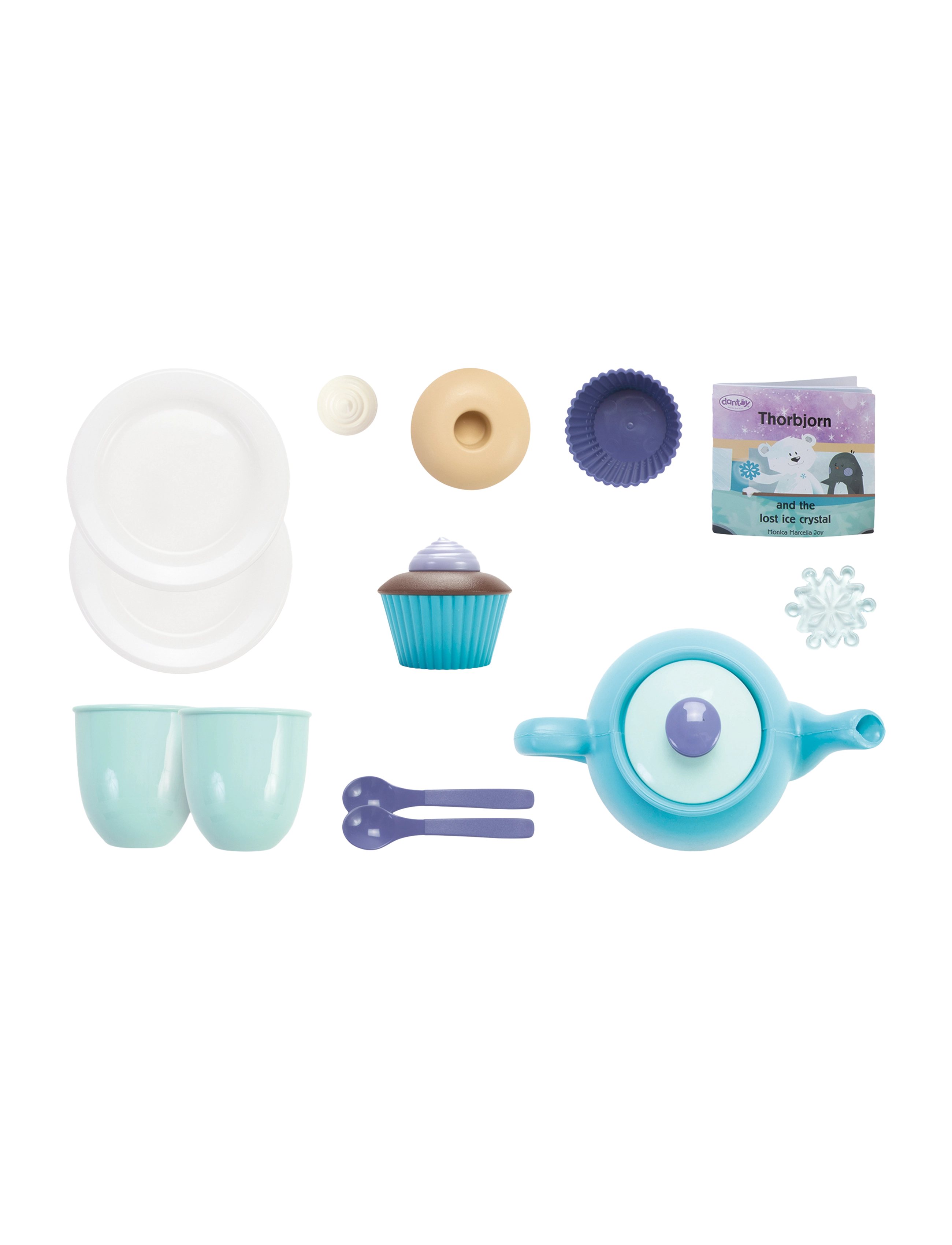 Dantoy Tb Tea Set W Cupcakes (NTO4850) - Kahvi- & teesetit - Boozt.com