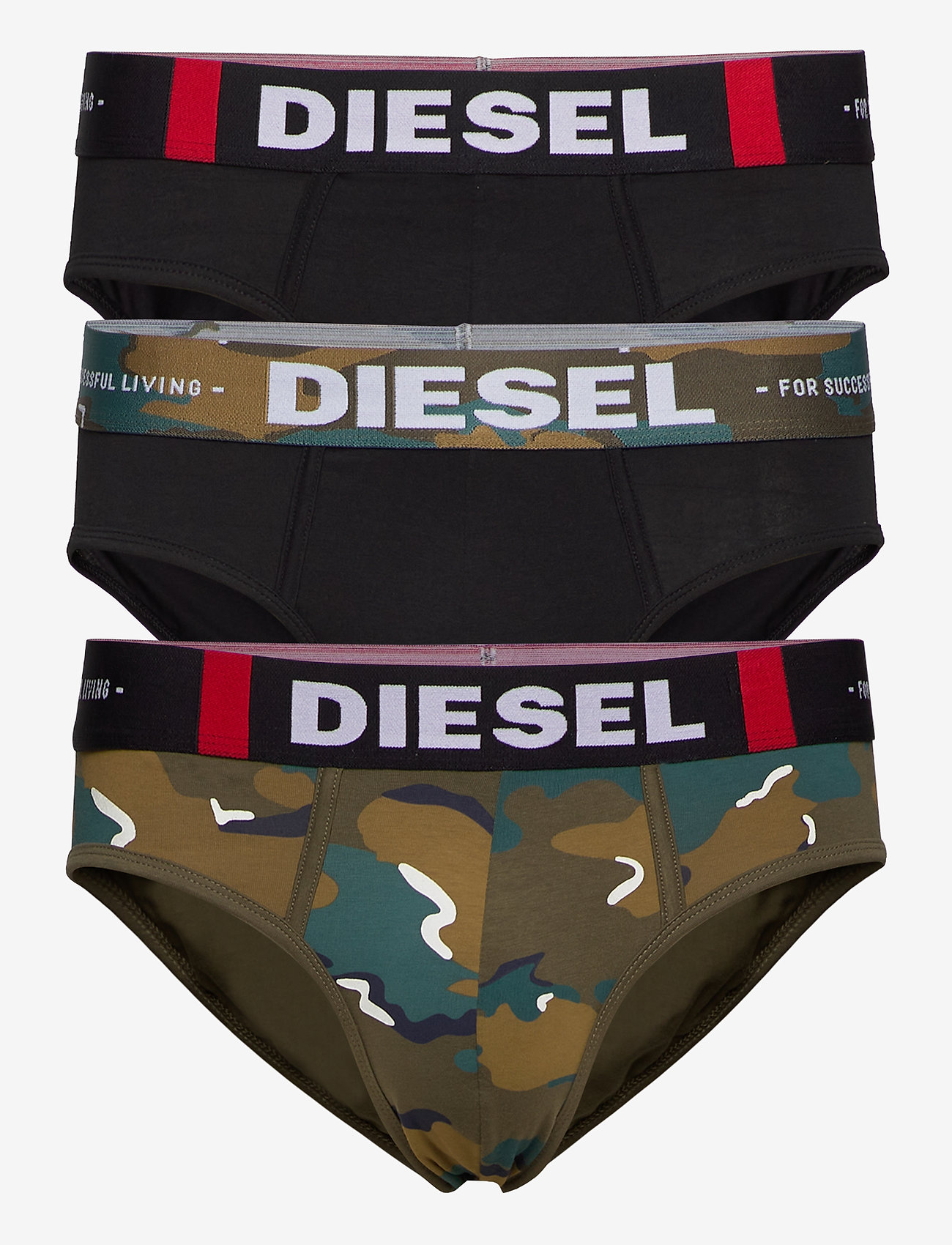 Diesel Umbr-andrethreepack Slip 3pack - Boozt.com