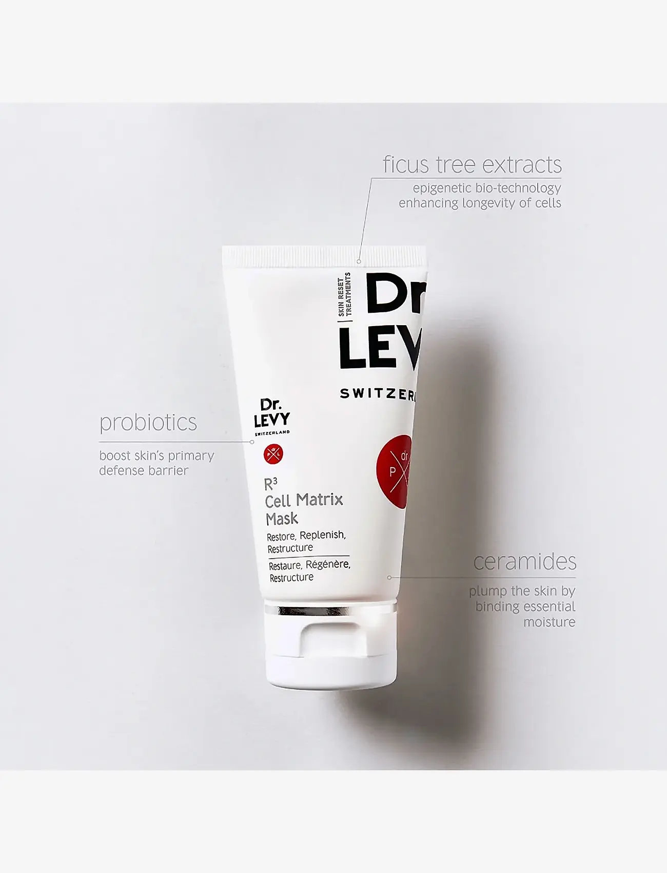 Dr. Levy R3 Cell Matrix Mask (White) - 895 kr | Boozt.com