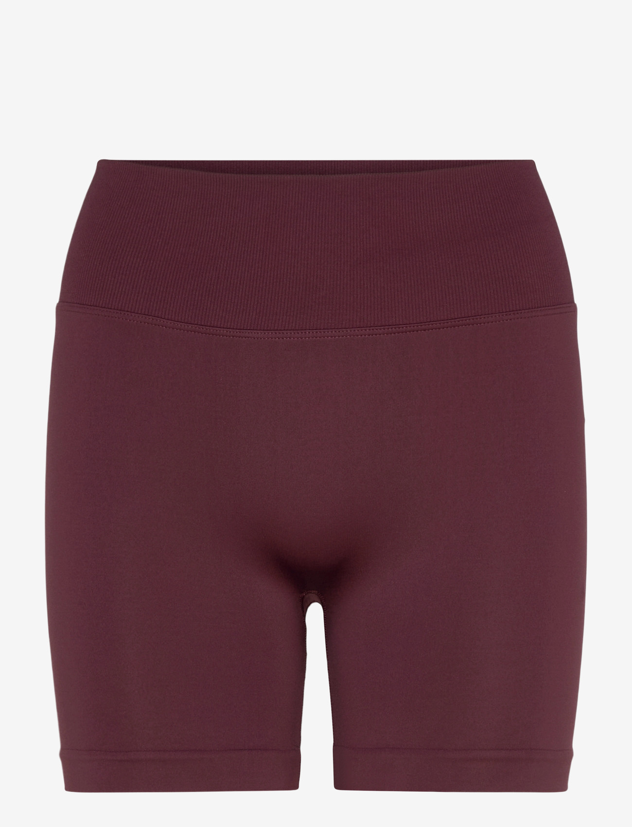 Drop of Mindfulness Signature Seamless Bike Shorts (Cherry Lacquer ...