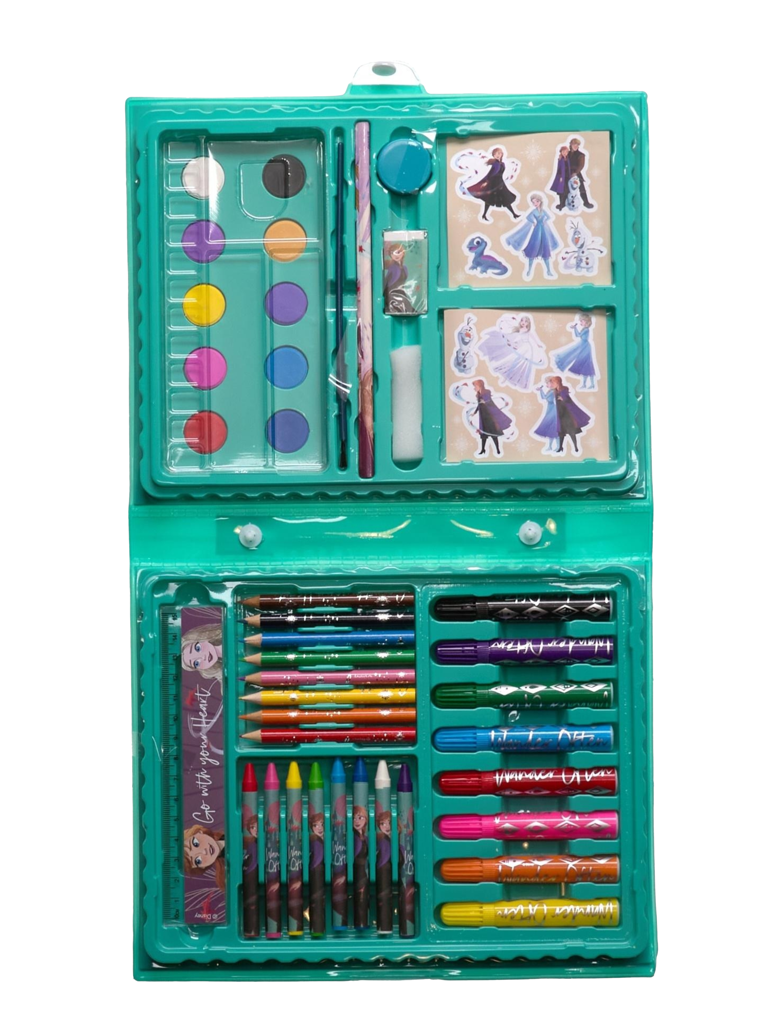 Euromic Frozen 2, 52 Pcs. Art Case - Creativity - Boozt.com