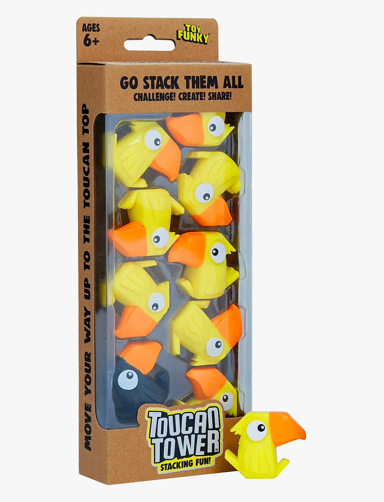 Funhouse Games Toucan Tower Yellow (Yellow/Keltainen) - 12.75 € | Boozt.com