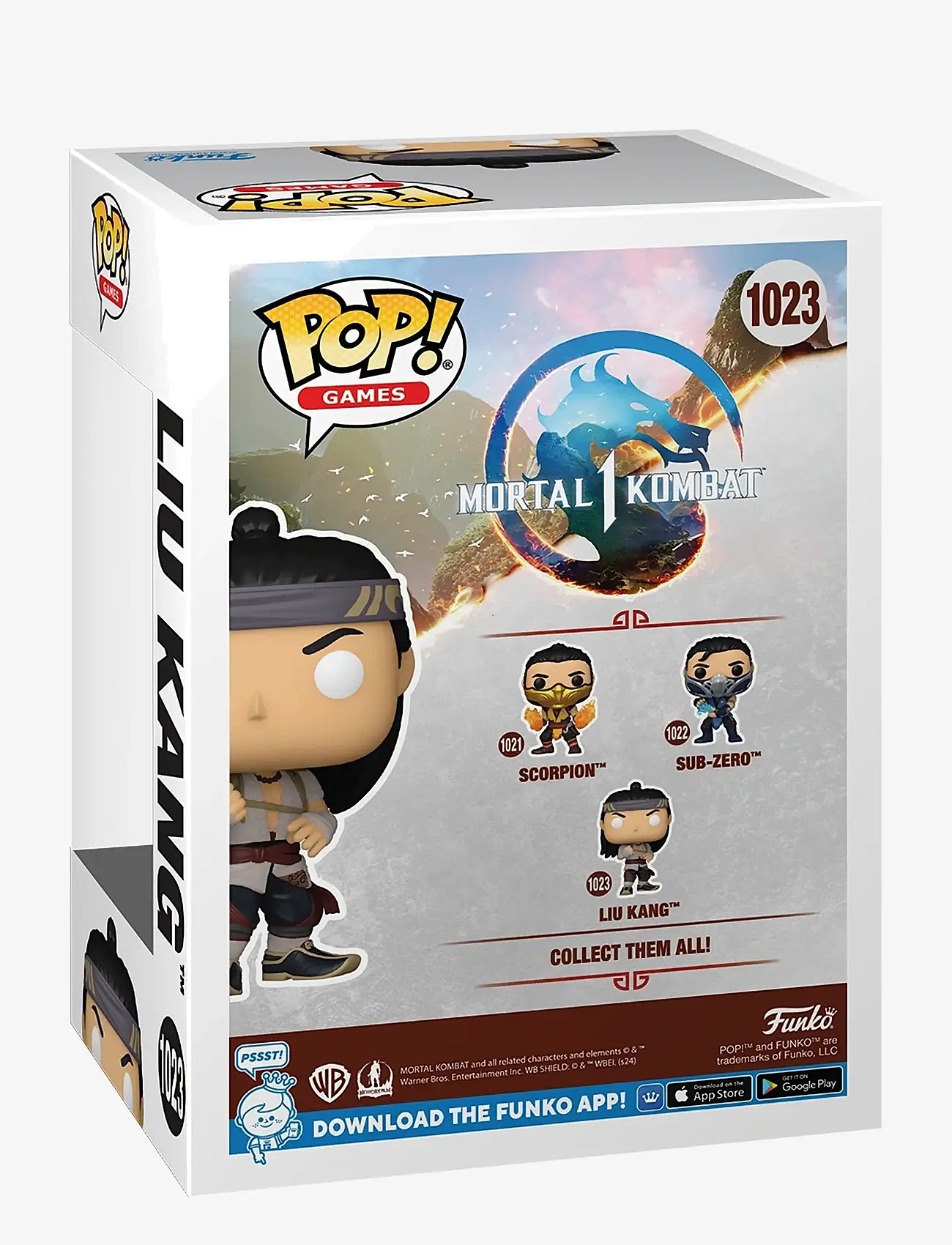 Funko Funko Pop Vinyl Mk1 Liu Kang – actionfigur – shoppa på Booztlet