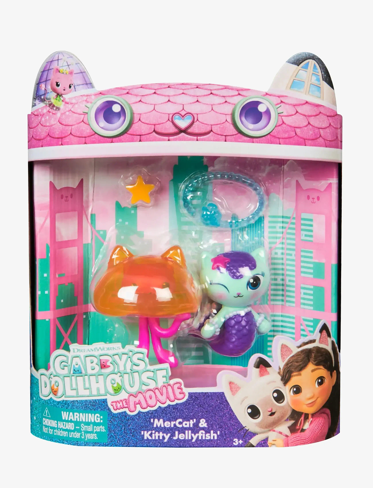 Gabby's Dollhouse Gabby's Movie 2pack Figure-mercat & Cat Jelly Fish ...