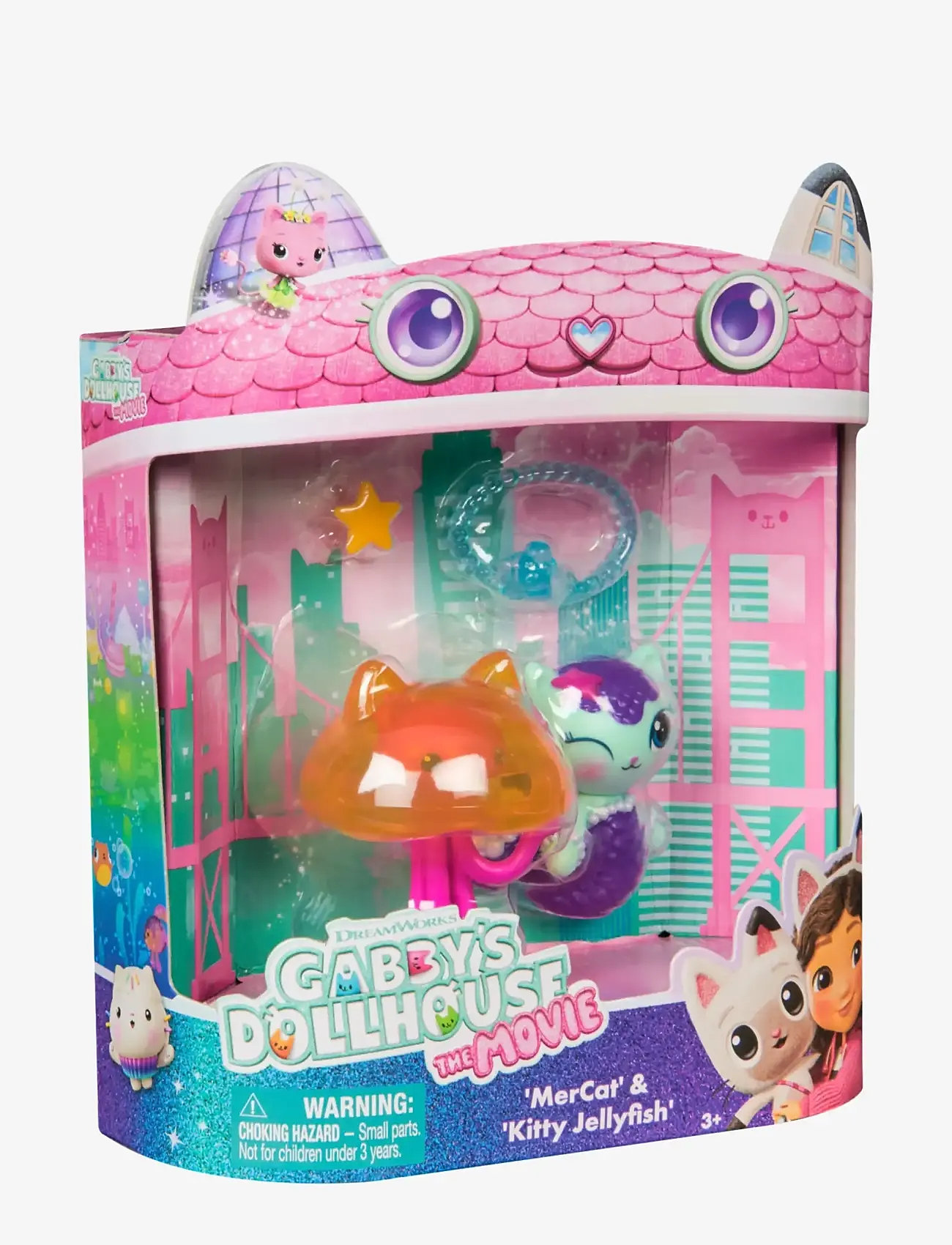 Gabby's Dollhouse Gabby's Movie 2pack Figure-mercat & Cat Jelly Fish ...