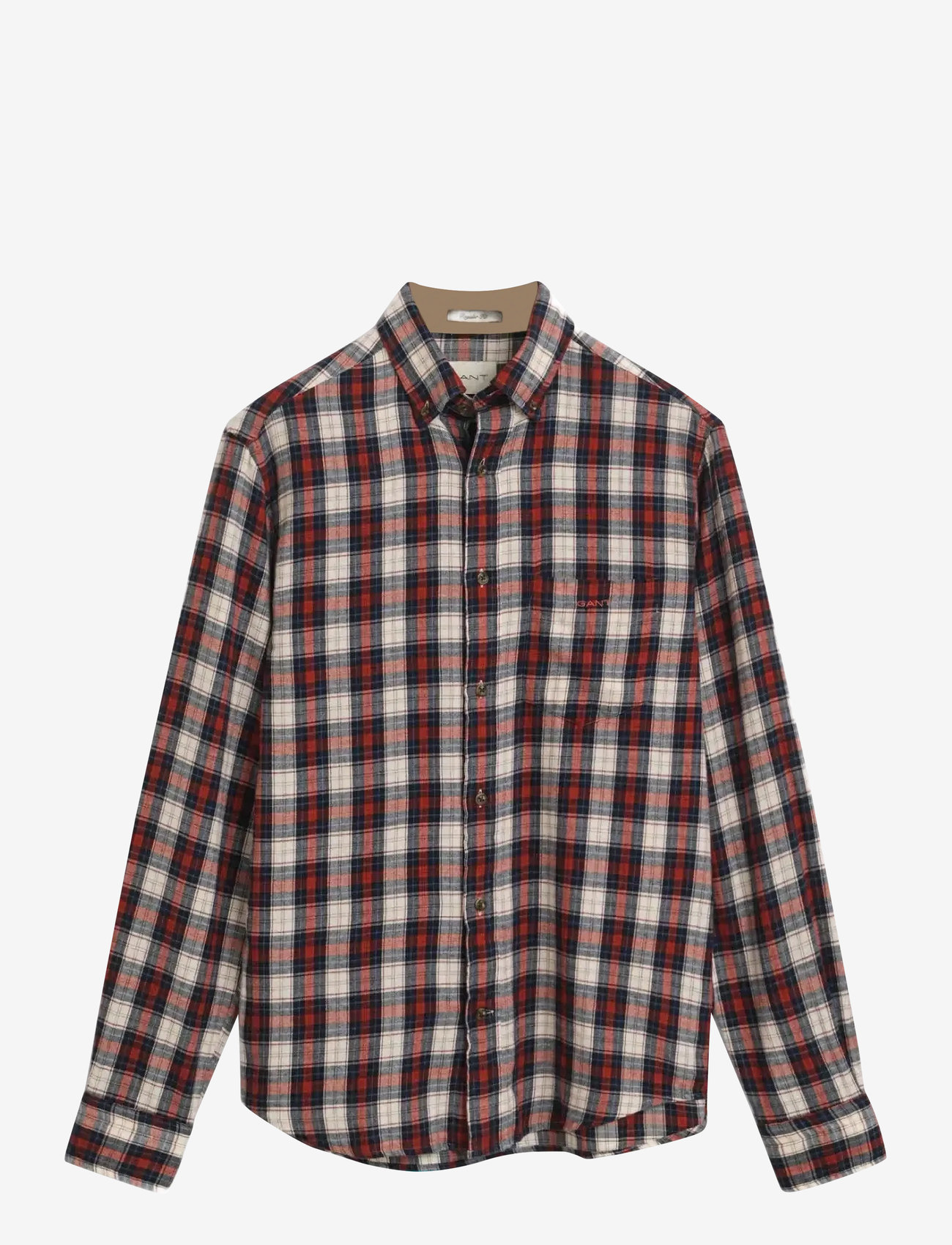 GANT Reg Windblown Flannel Check Shirt (Modern Rust) – 900 kr ...