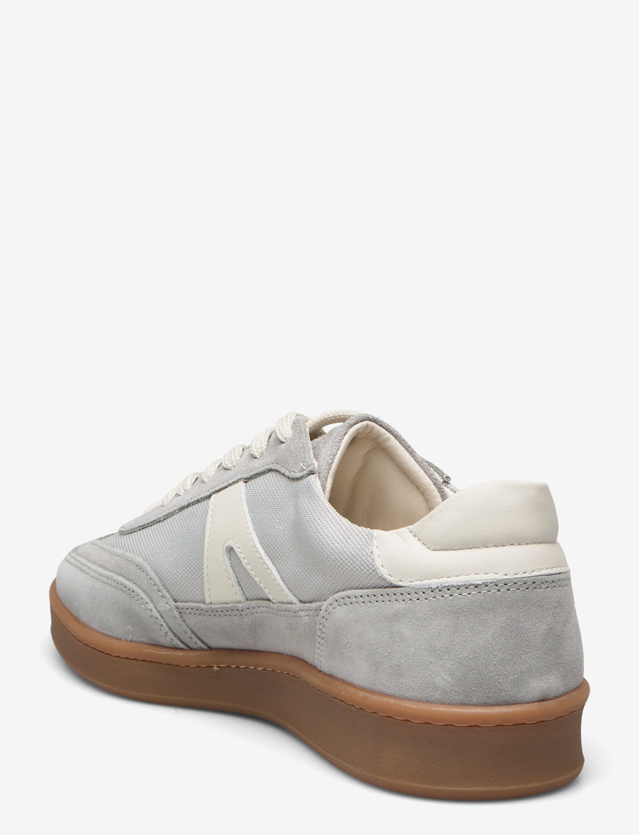 Garment Project Liga - Light Grey Leather Mix – låga sneakers – shoppa ...