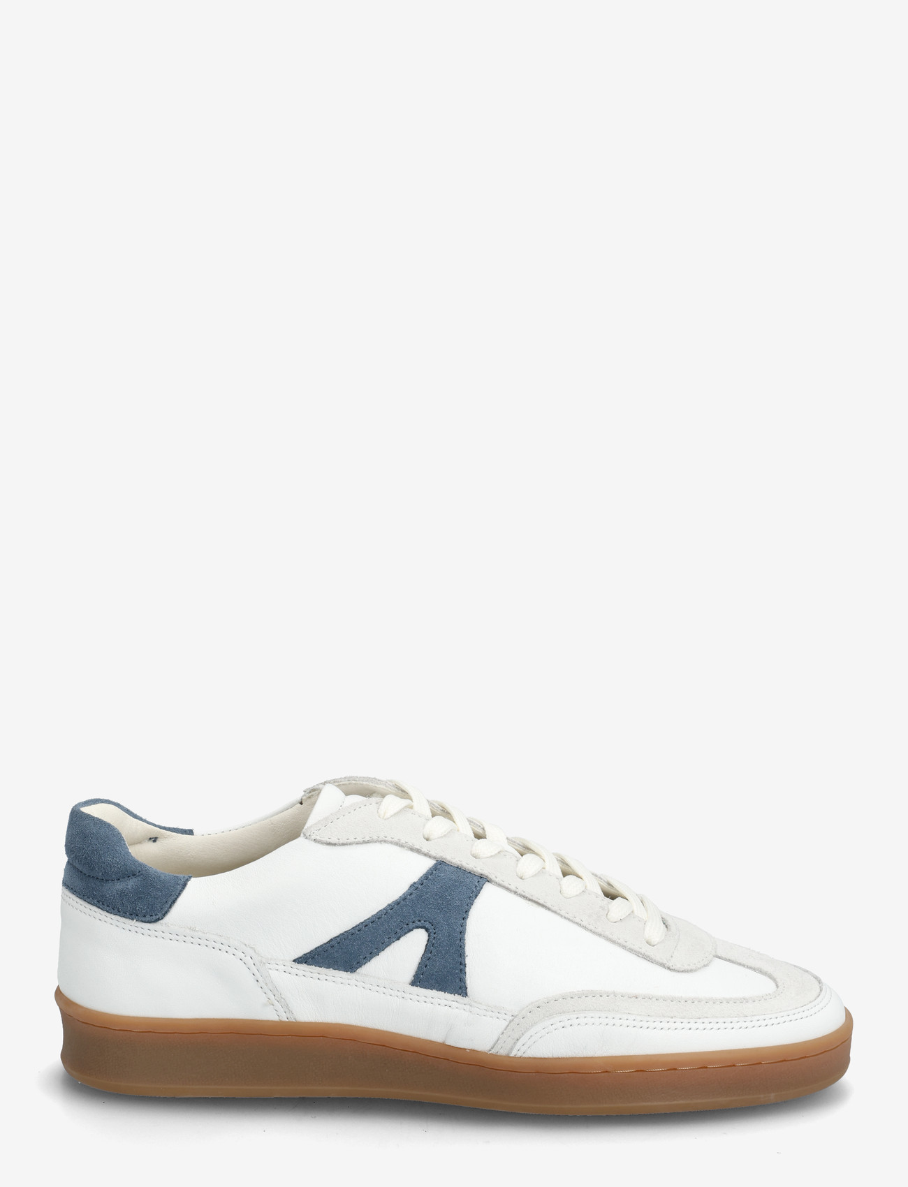 Garment Project Liga - White/blue Leather – låga sneakers – shoppa på ...