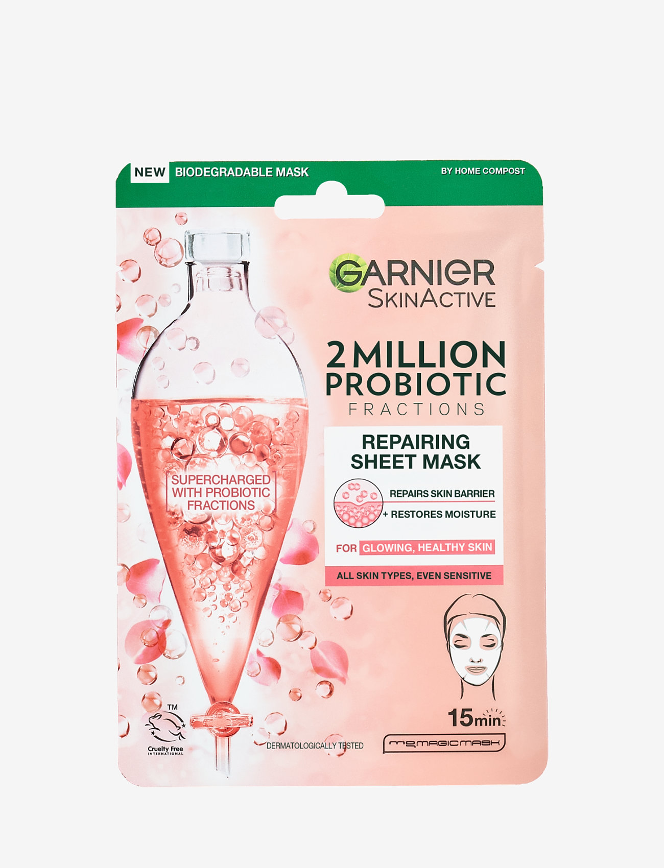 Garnier 2 Million Probiotics Fractions Repairing Sheet Mask - Sheet ...