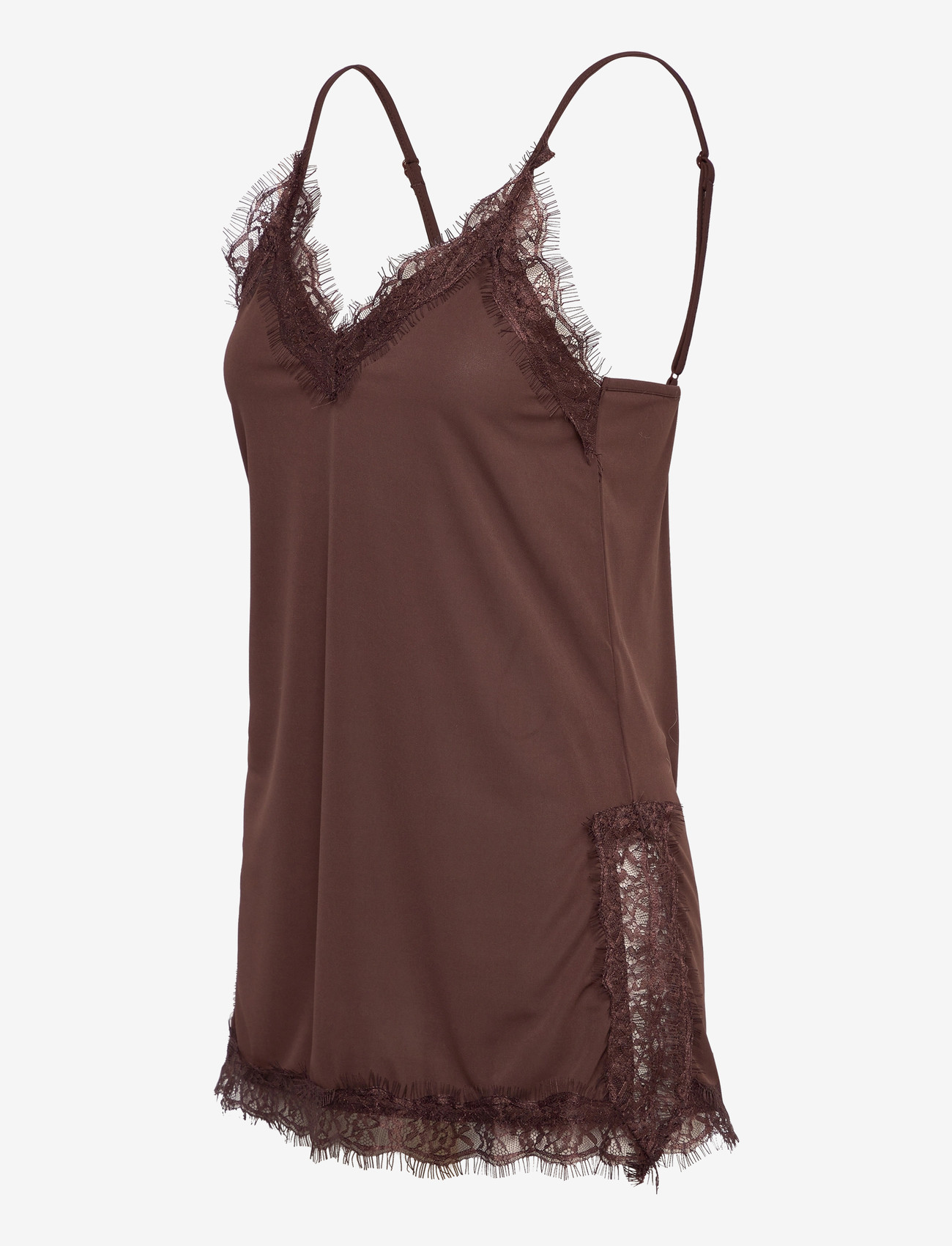 Gina Tricot Lace Detail Singlet (Seal Brown 7083/Ruskea) - 19.49 ...