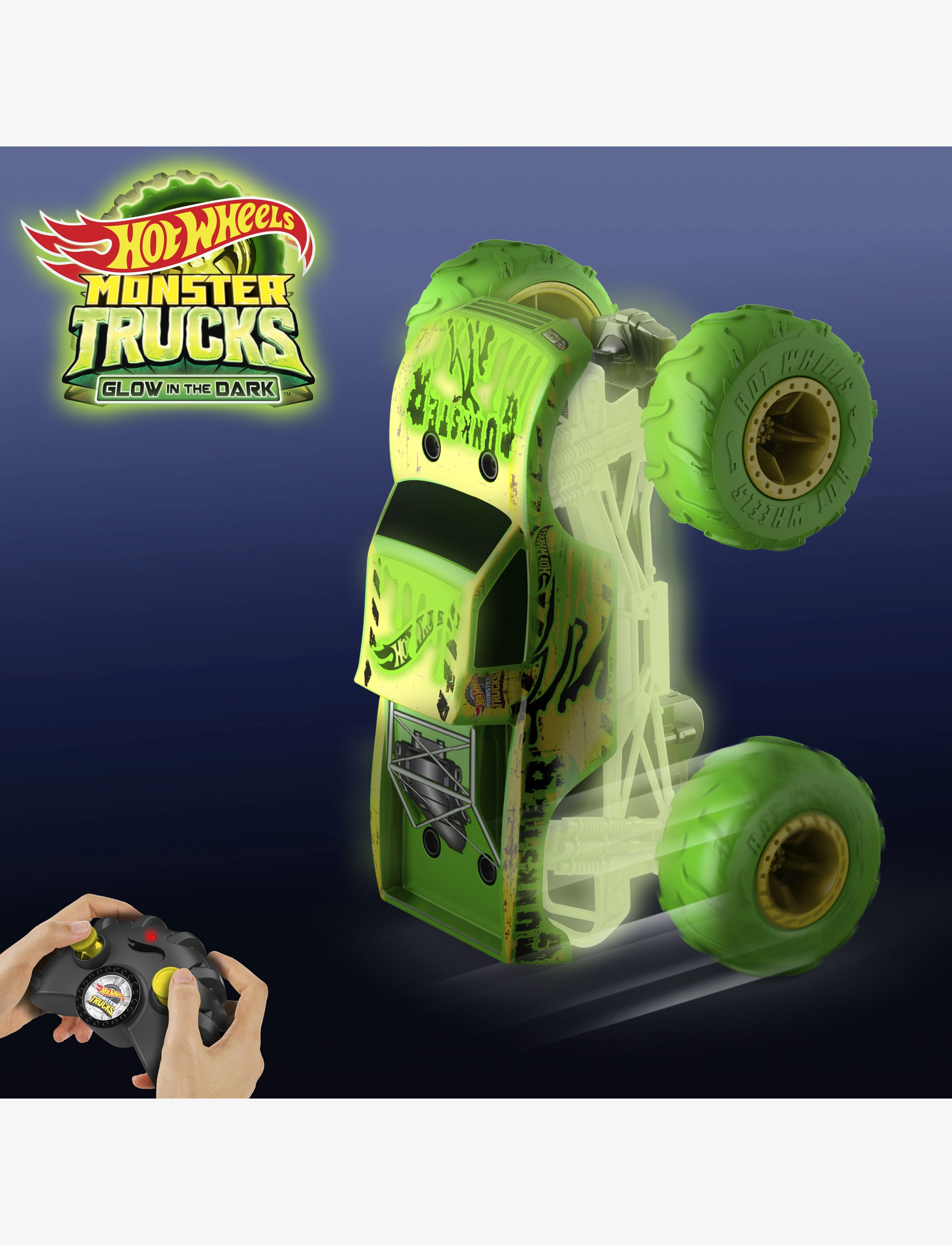 Hot Wheels Monster Trucks 1:15 Scale Gunkster Rc Vehicle - Fjernstyret ...