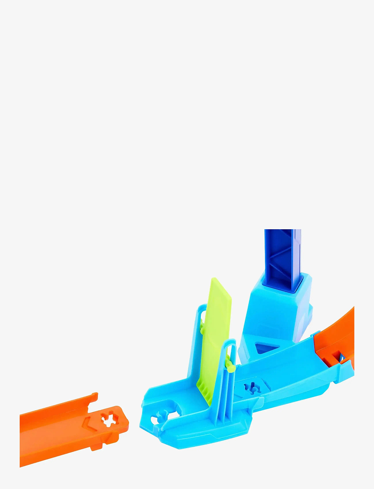 Hot Wheels Stunt Tracks Corkscrew Jump Champion Track Set & 1:64 Scale ...