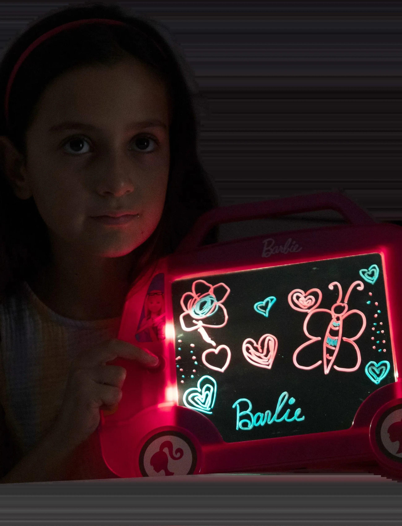 Import for Kids Barbie Drawing Board - Glow Pad – piirustuslaudat ...