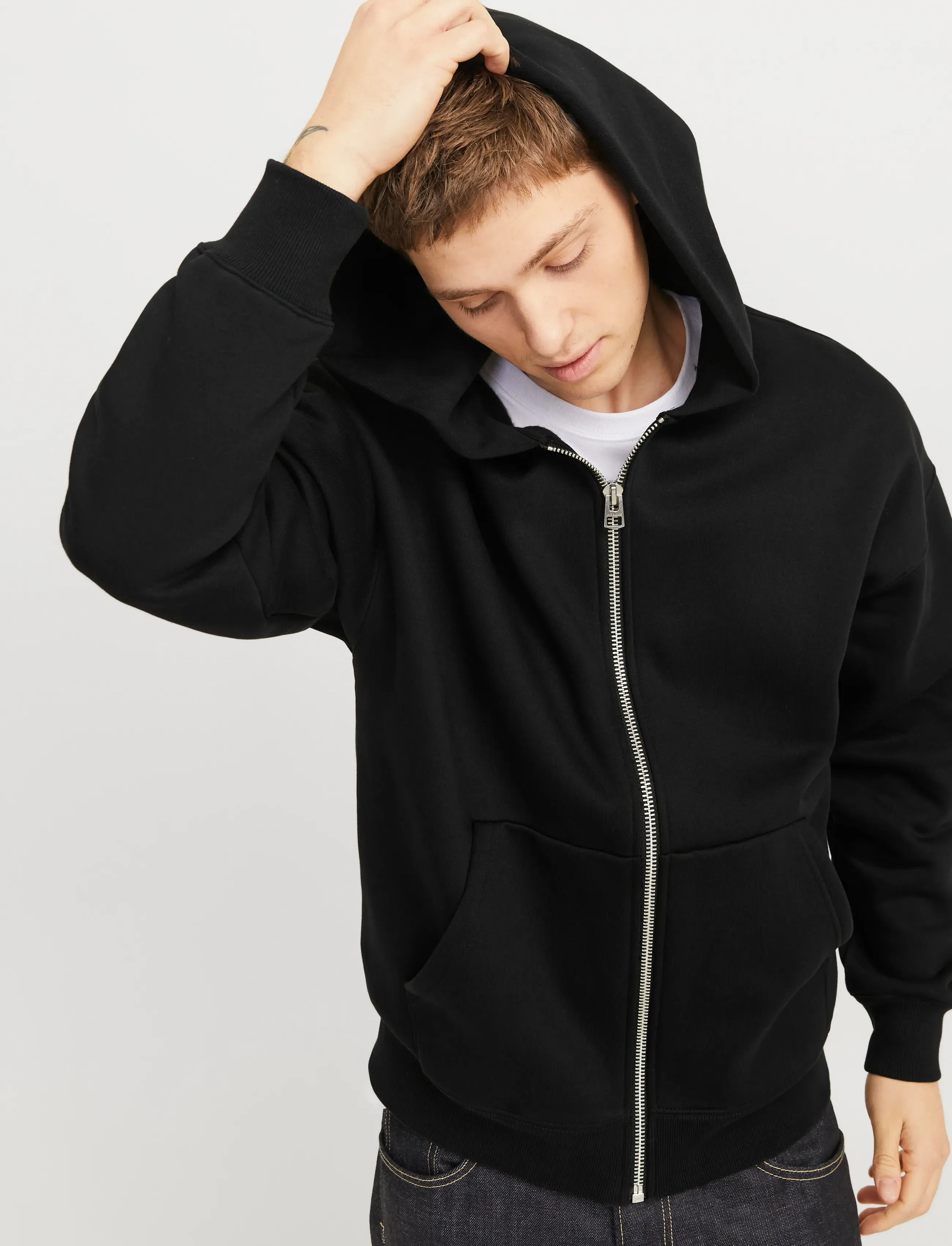 Jack & Jones Jjeurban Edge Sweat Zip Hood Noos (Black) – 324.98 kr ...