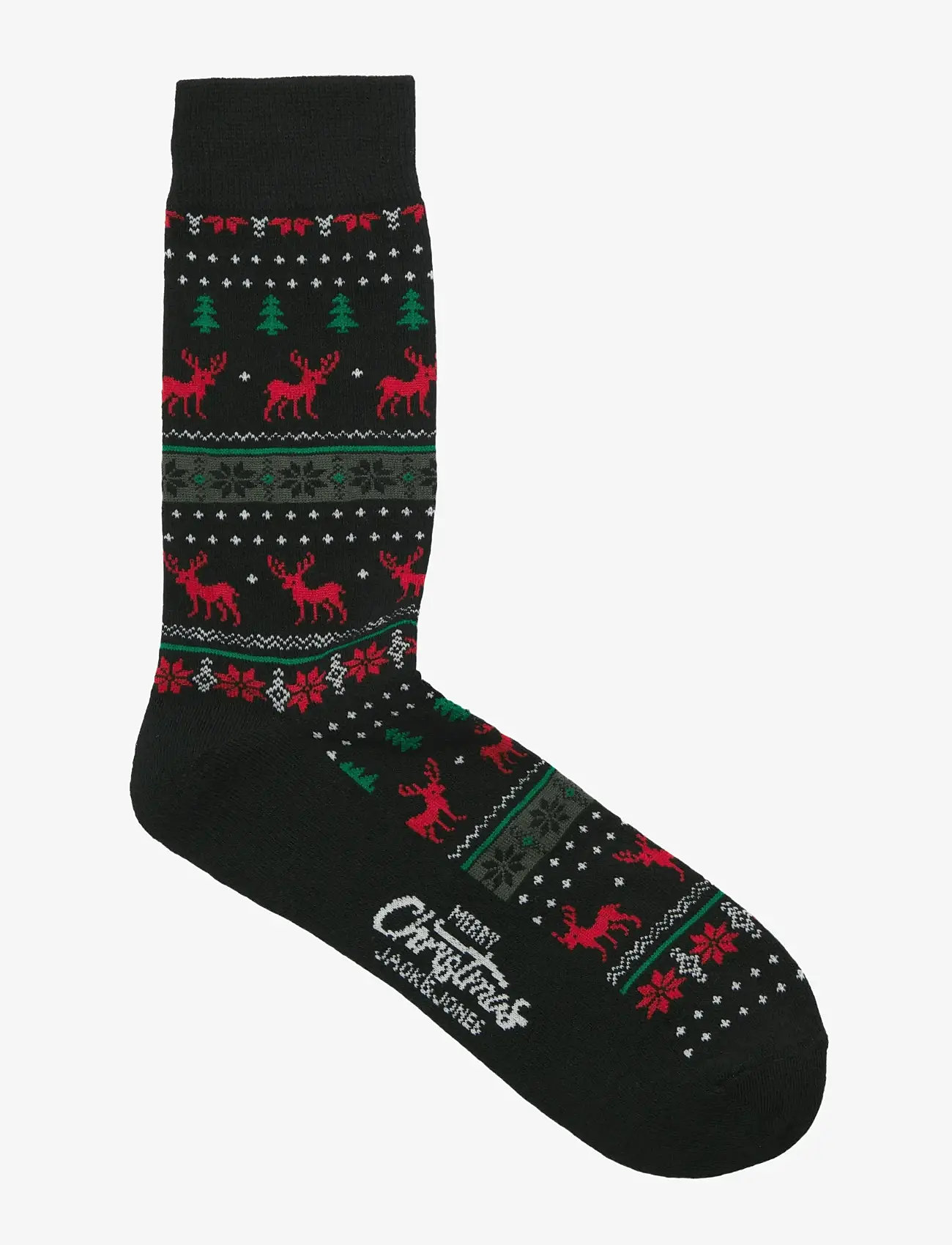 Jack & Jones Jacxmas Reindeer Socks 3 Pack – sokker – shop på Booztlet