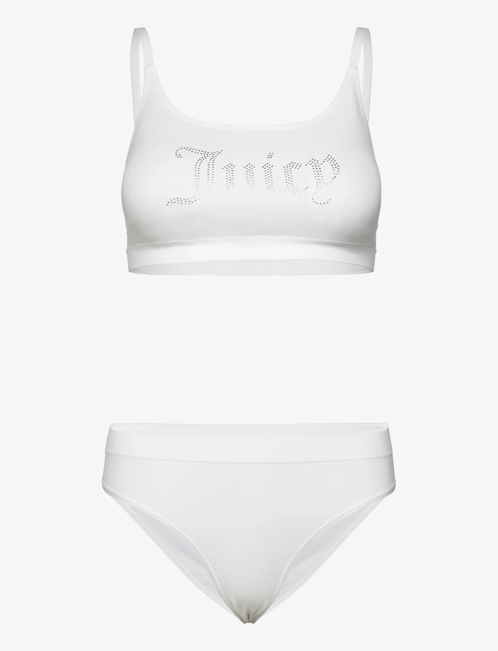 Juicy Couture Juicy Diamante Bralette And High Leg Brief Sets