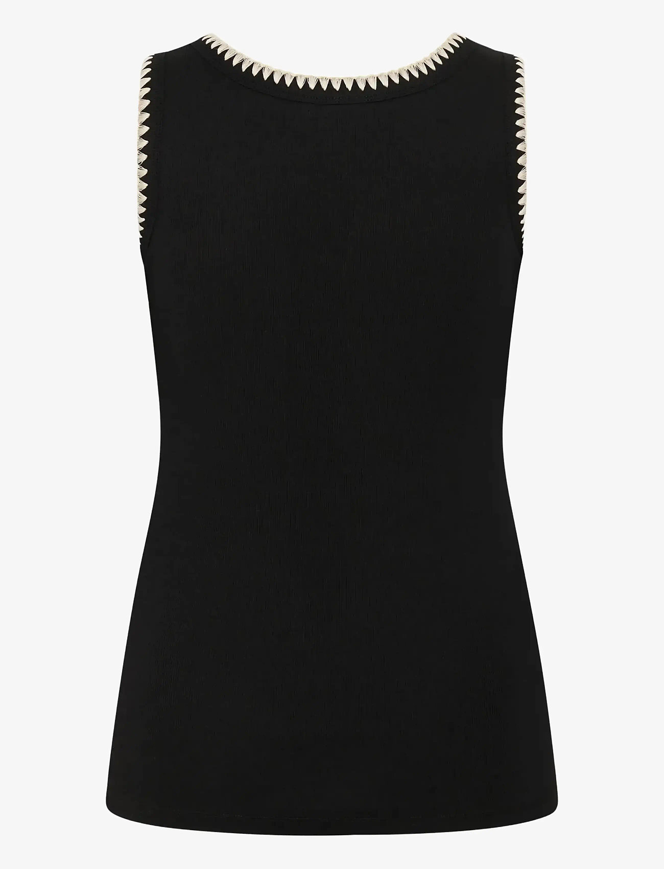 Kaffe Curve Kccarina Tank Top (Black Deep) – 279.30 kr – Booztlet.com