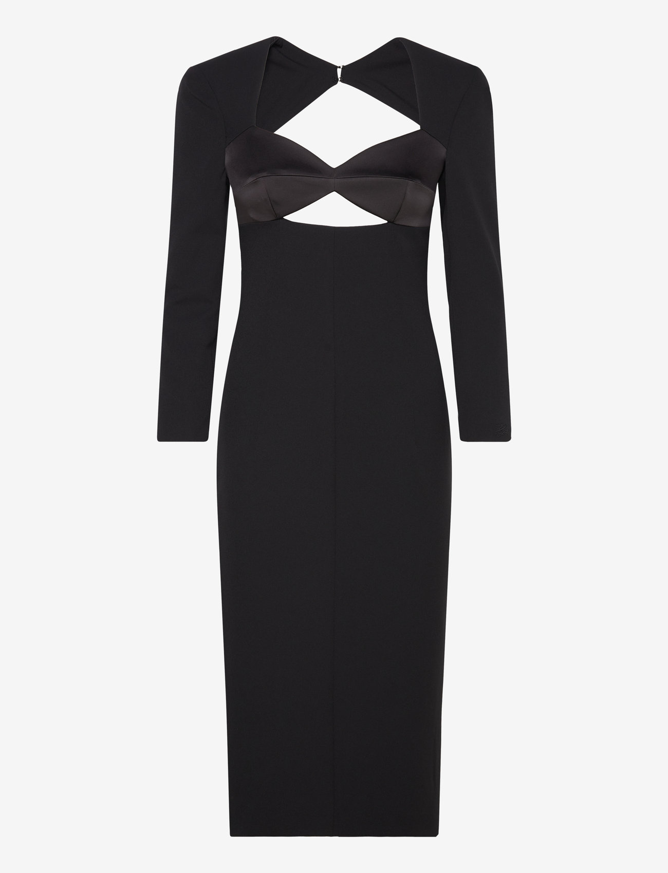 Karl Lagerfeld Evening Cut Out Dress – midi dresses – shop at Booztlet