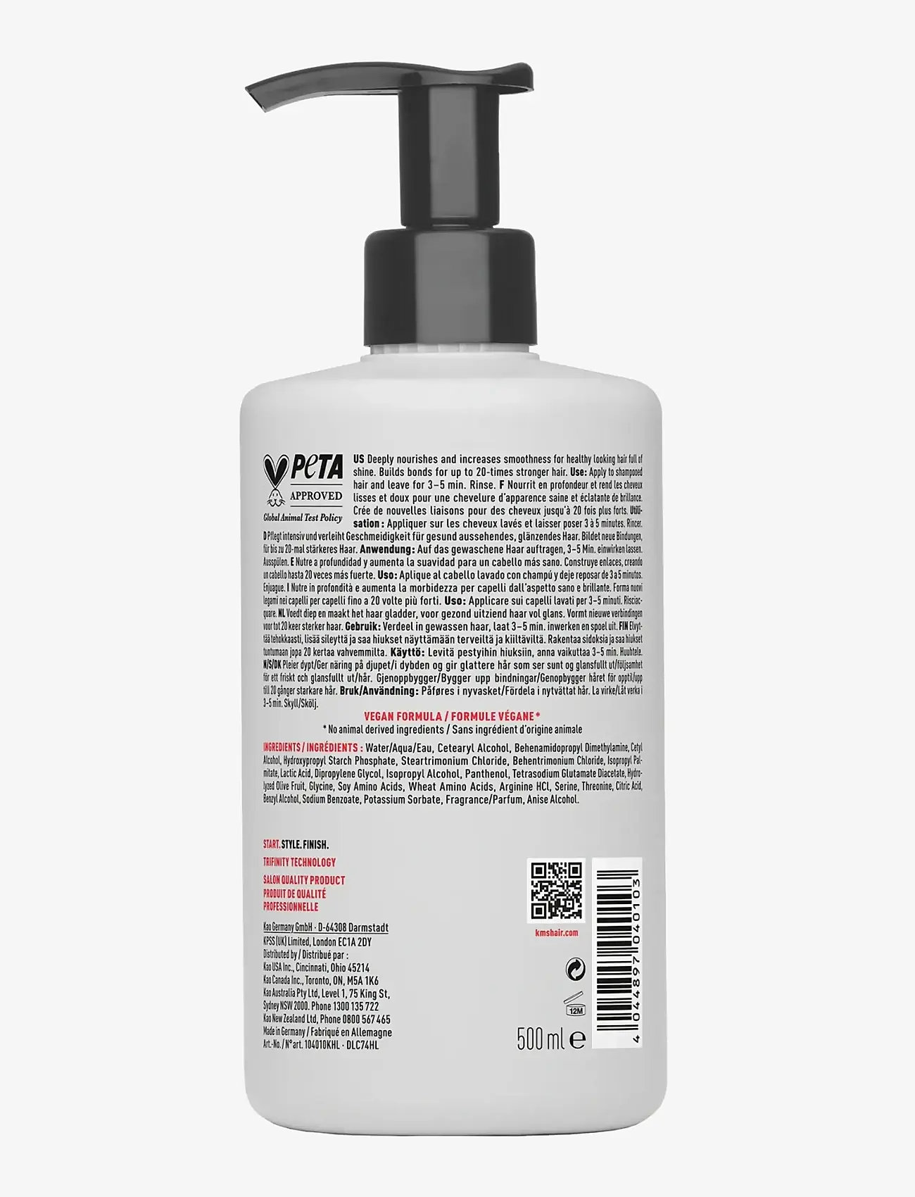 KMS Hair Kms Allsmooth Intense Nourishing Treatment 500ml - Hármaskar ...