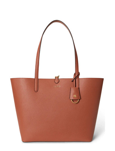 Lauren Ralph Lauren Faux-leather Large Reversible Tote Bag (Red ...