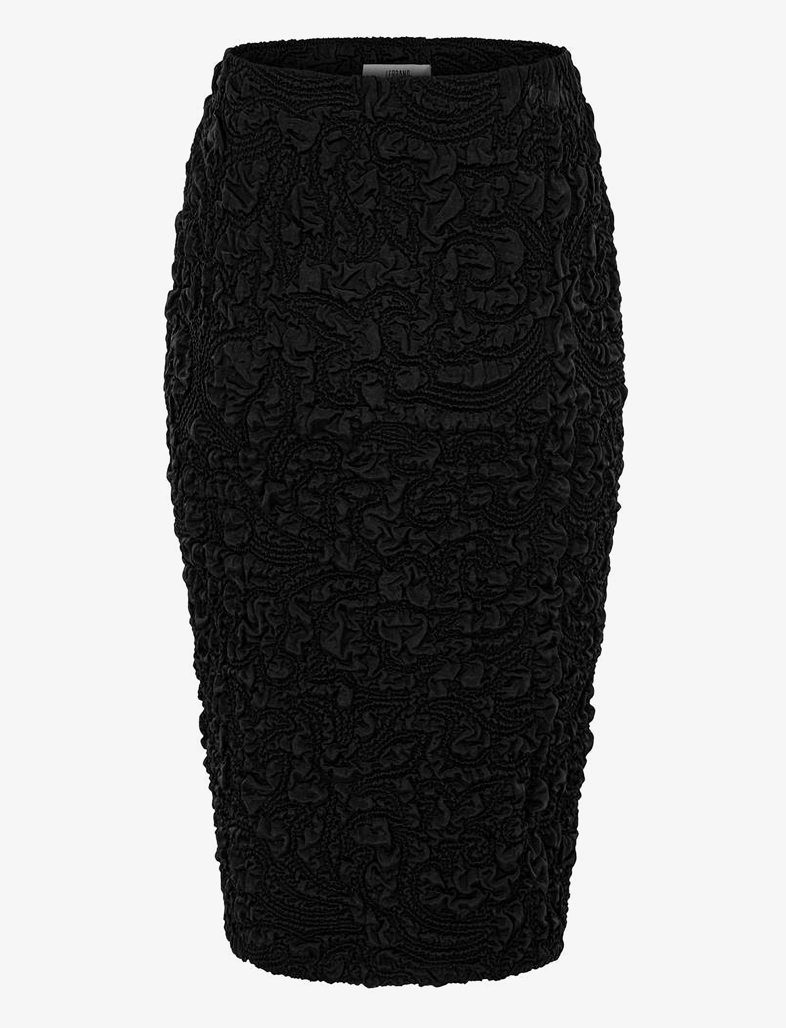 LEBRAND Segovia Bubble Jersey Skirt - Midi rokken - Boozt.com