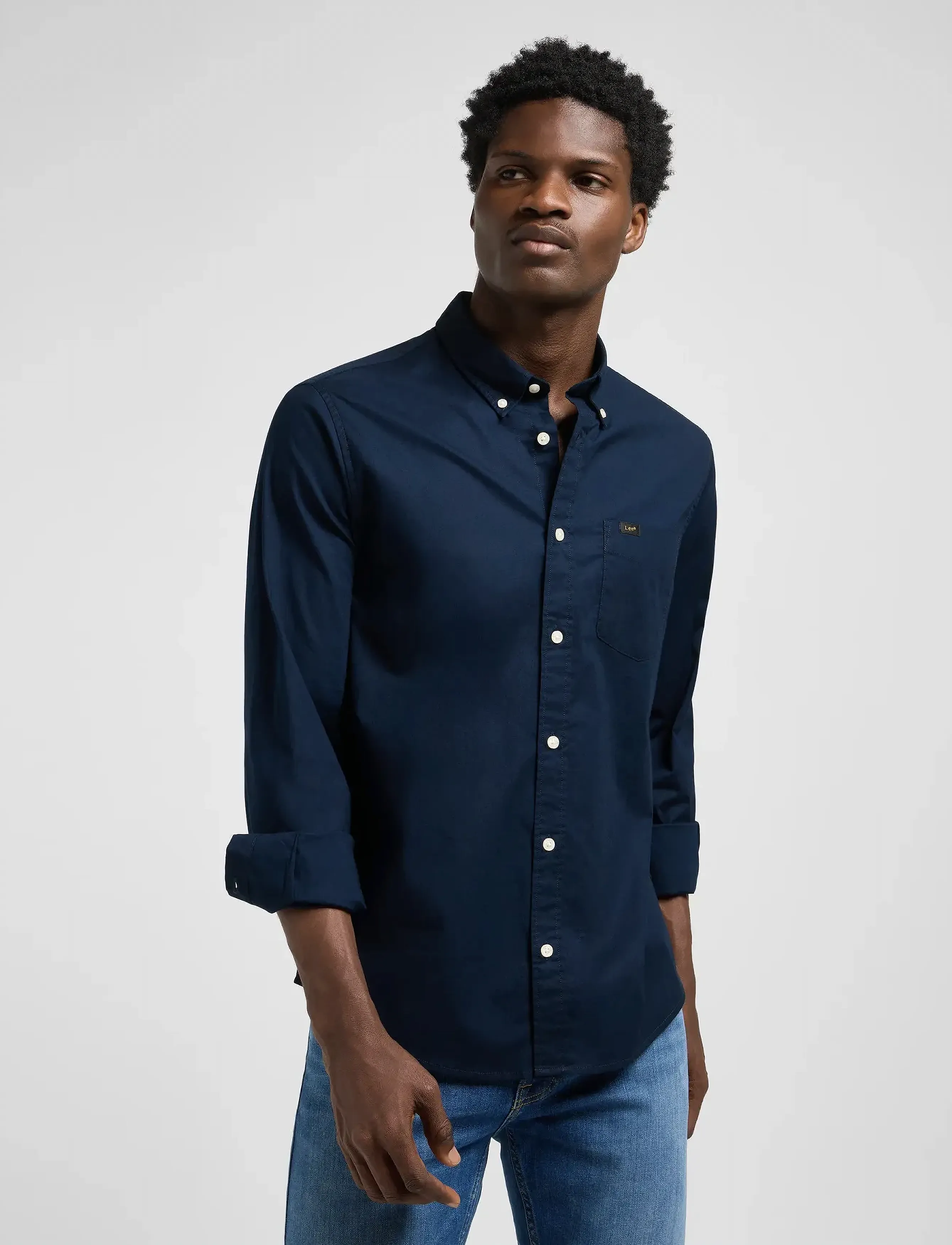 Lee Jeans Lee Button Down – casual skjortor – shoppa på Booztlet