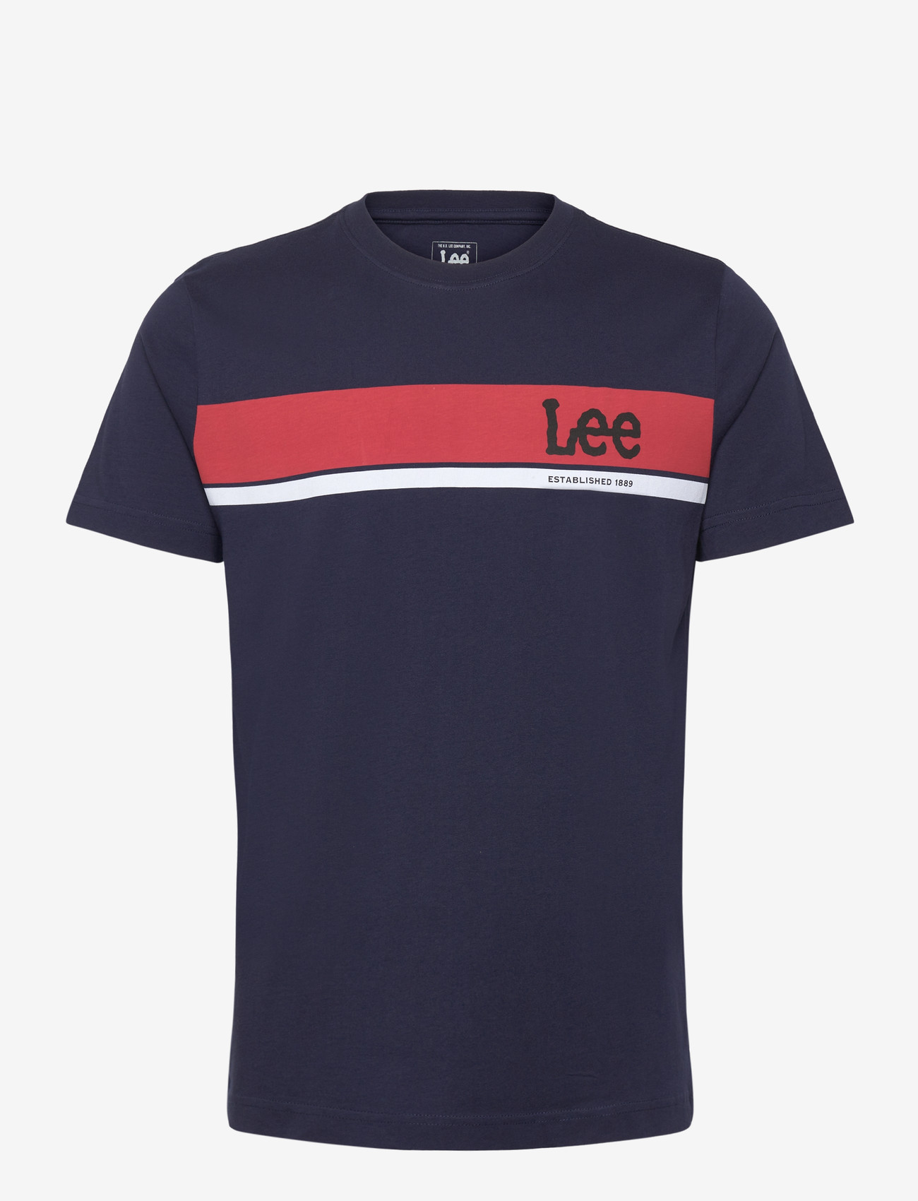 Lee Jeans Regular Logo Tee – kortärmad t-shirt – shoppa på Booztlet