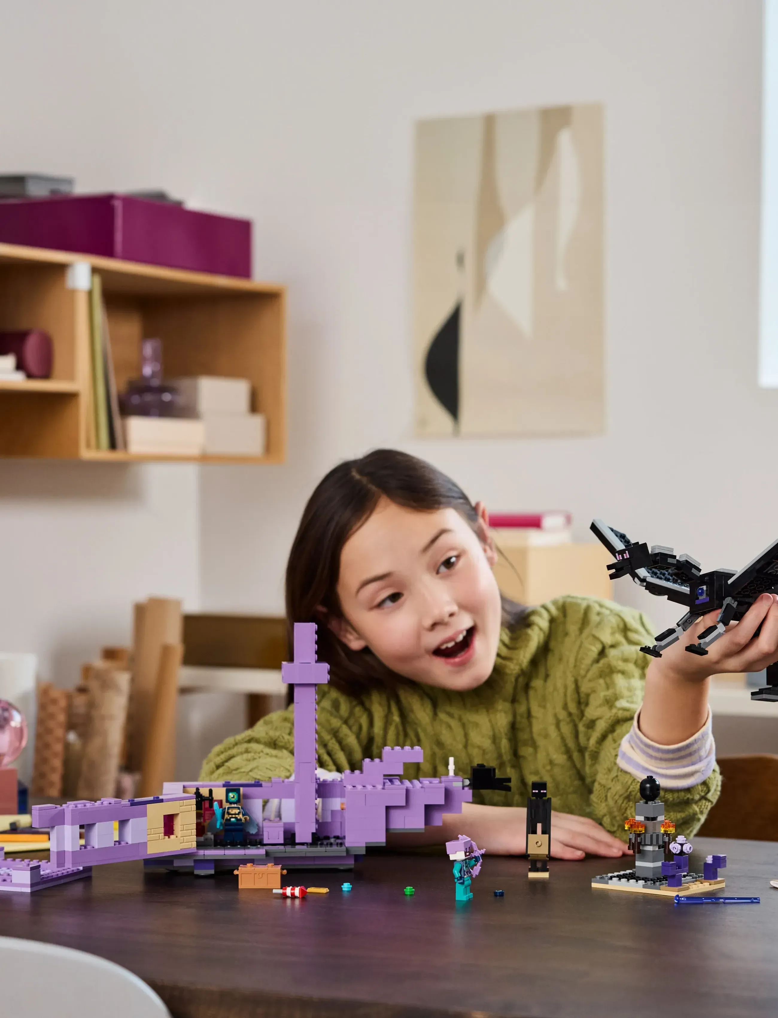 Lego Minecraft Micro Ender Dragao First Look At Lego's Minecraft Sets