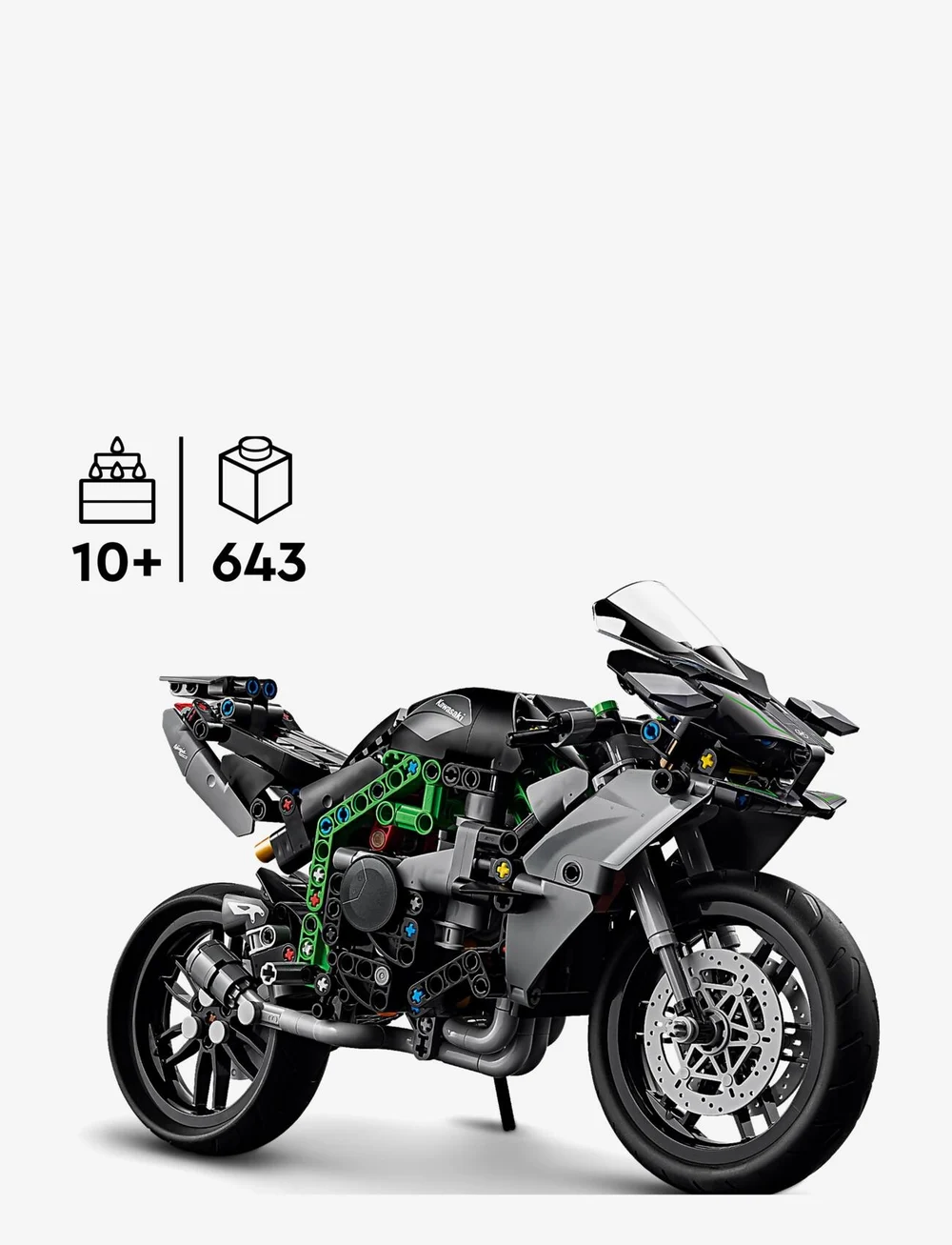 Lego Technic Kawasaki Ninja H2r Motorcycle Set 42170 Lego® Technic