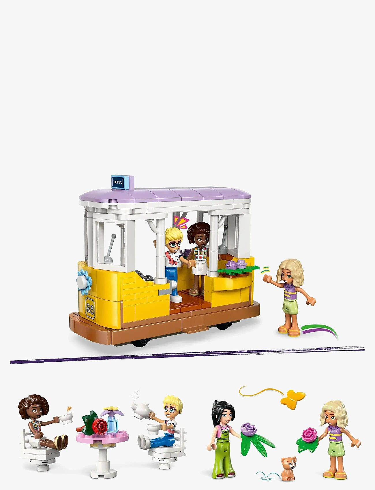 LEGO Friends Plant Café & Flower Shop Building Kit Pretend-play Set ...