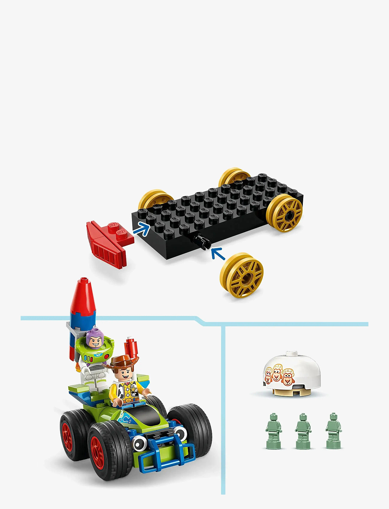 LEGO Toy Story ‑juhlavuoden Juna Ja Radio-ohjattava Auto 43264 – lego ...