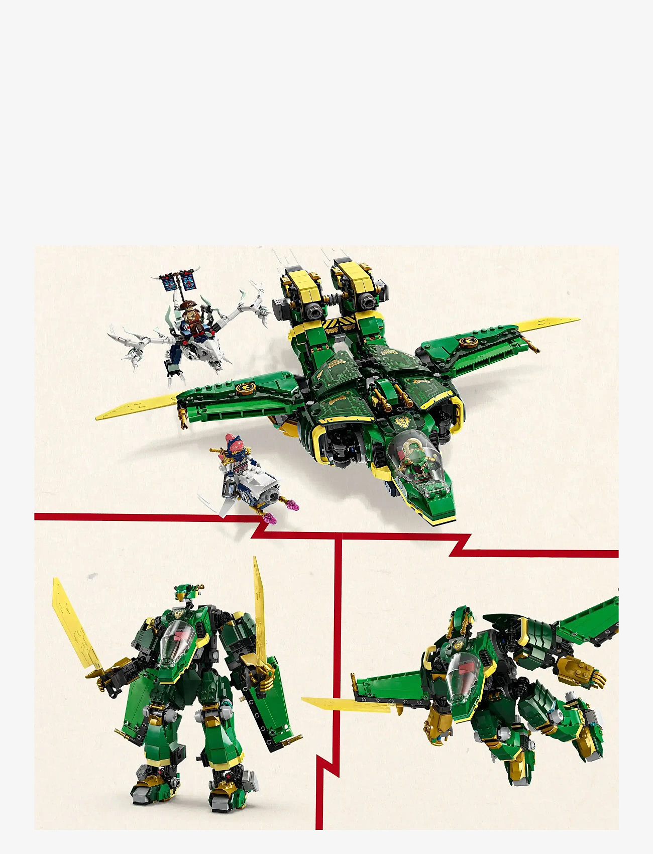 LEGO Lloyd’s Jet Mech Ninja Toy Building Kit 71845 – lego® toys – shop ...