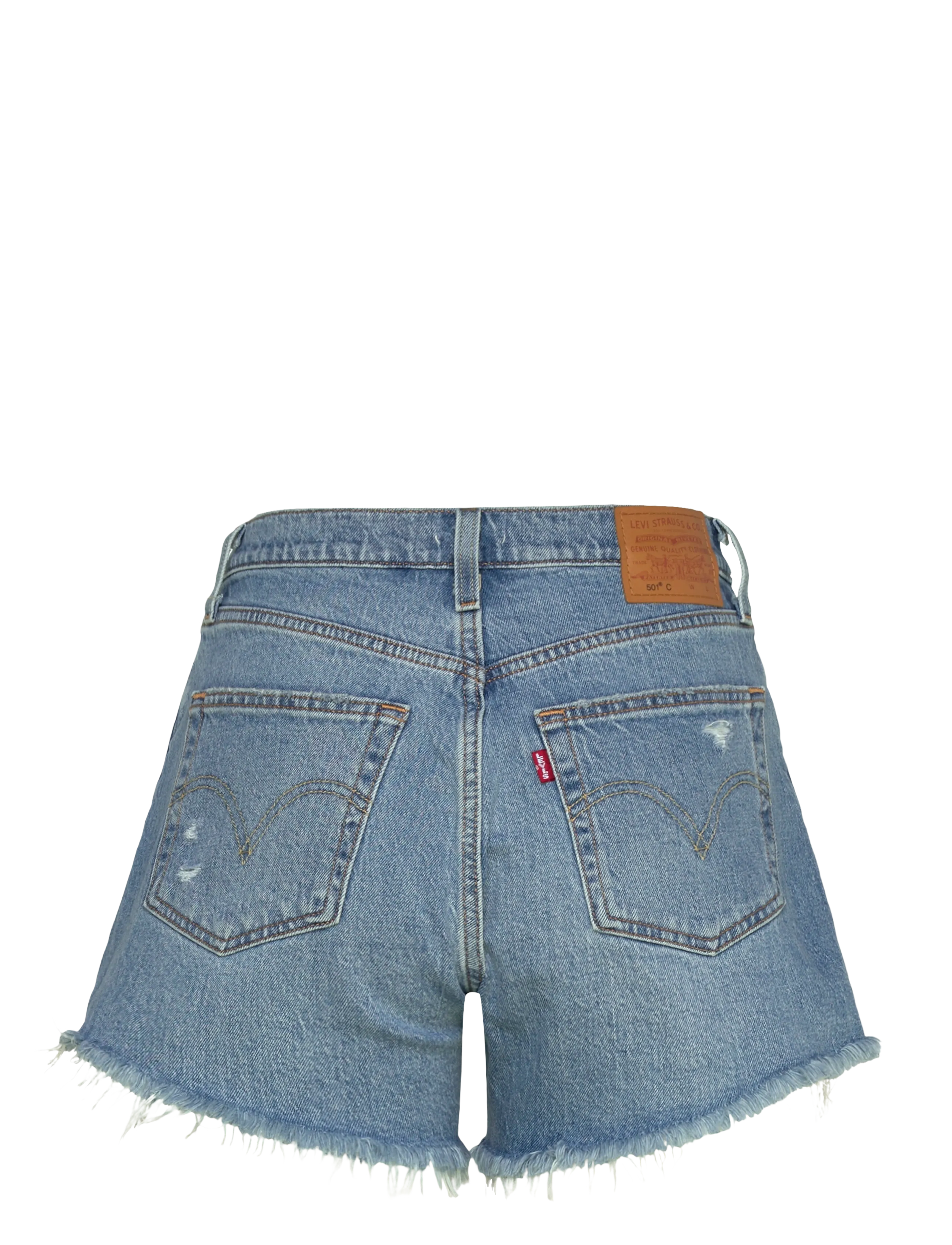 Levi's® 501 Curve Short En Masse (Med Indigo - Worn In/Blå) - 645 kr ...