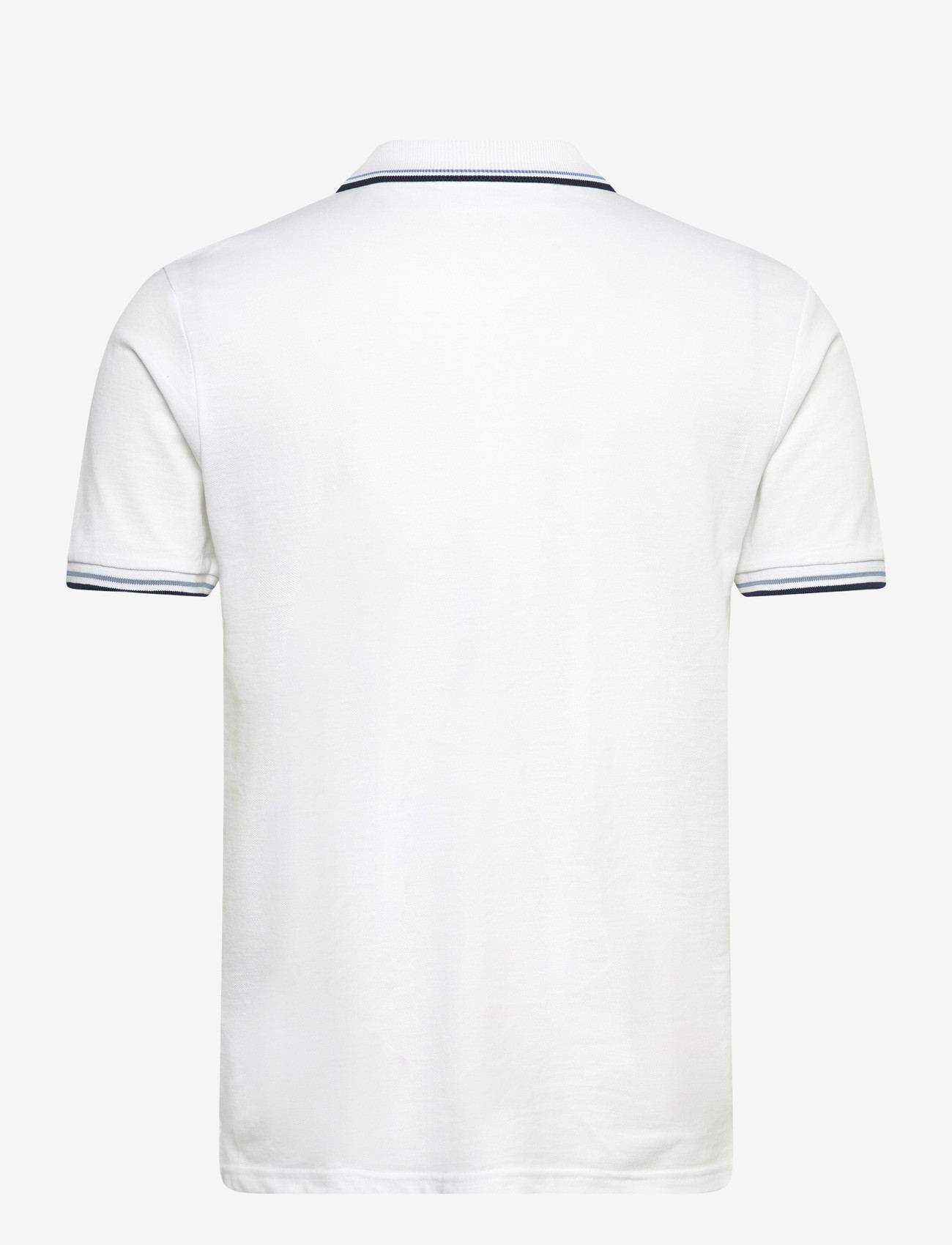 Lindbergh Polo Shirt W?. Zip Neck (White Wave) – 219.45 kr – Booztlet.com