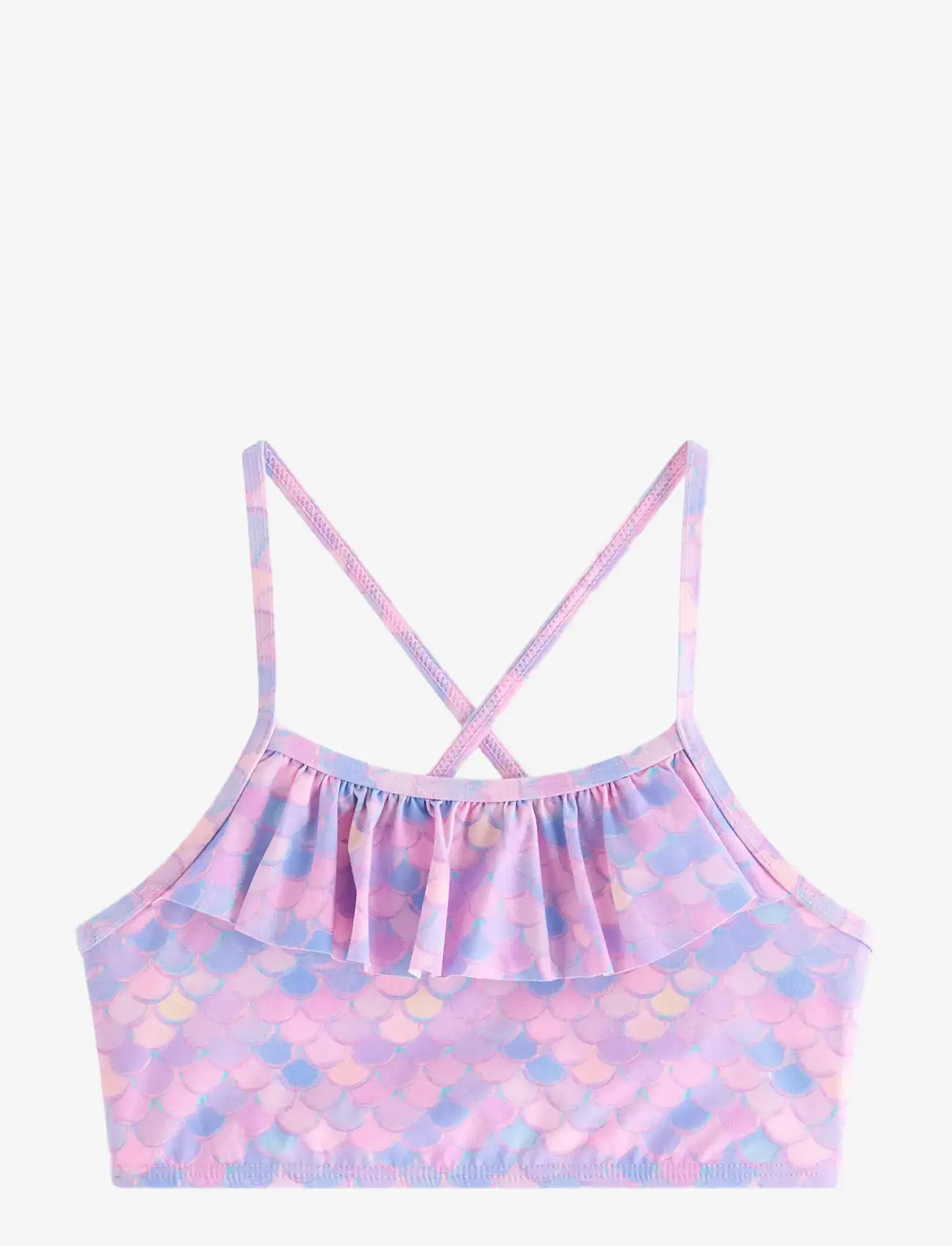 Lindex Bikini Top With Frills (Light Pink/Rosa) - 119 kr | Boozt.com