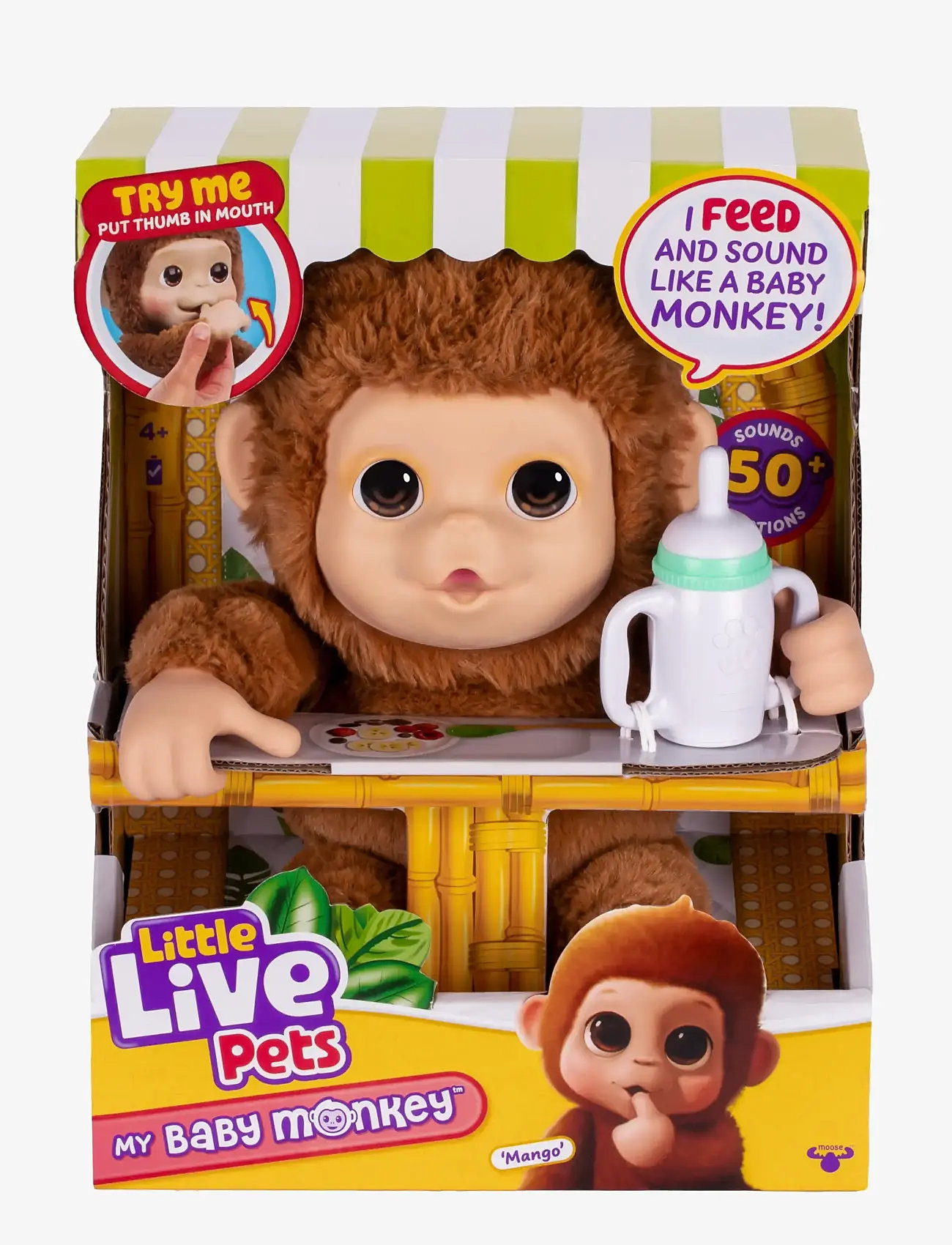 Little Live Pets Little Live Pets My Baby Monkey – interaktive dyr ...