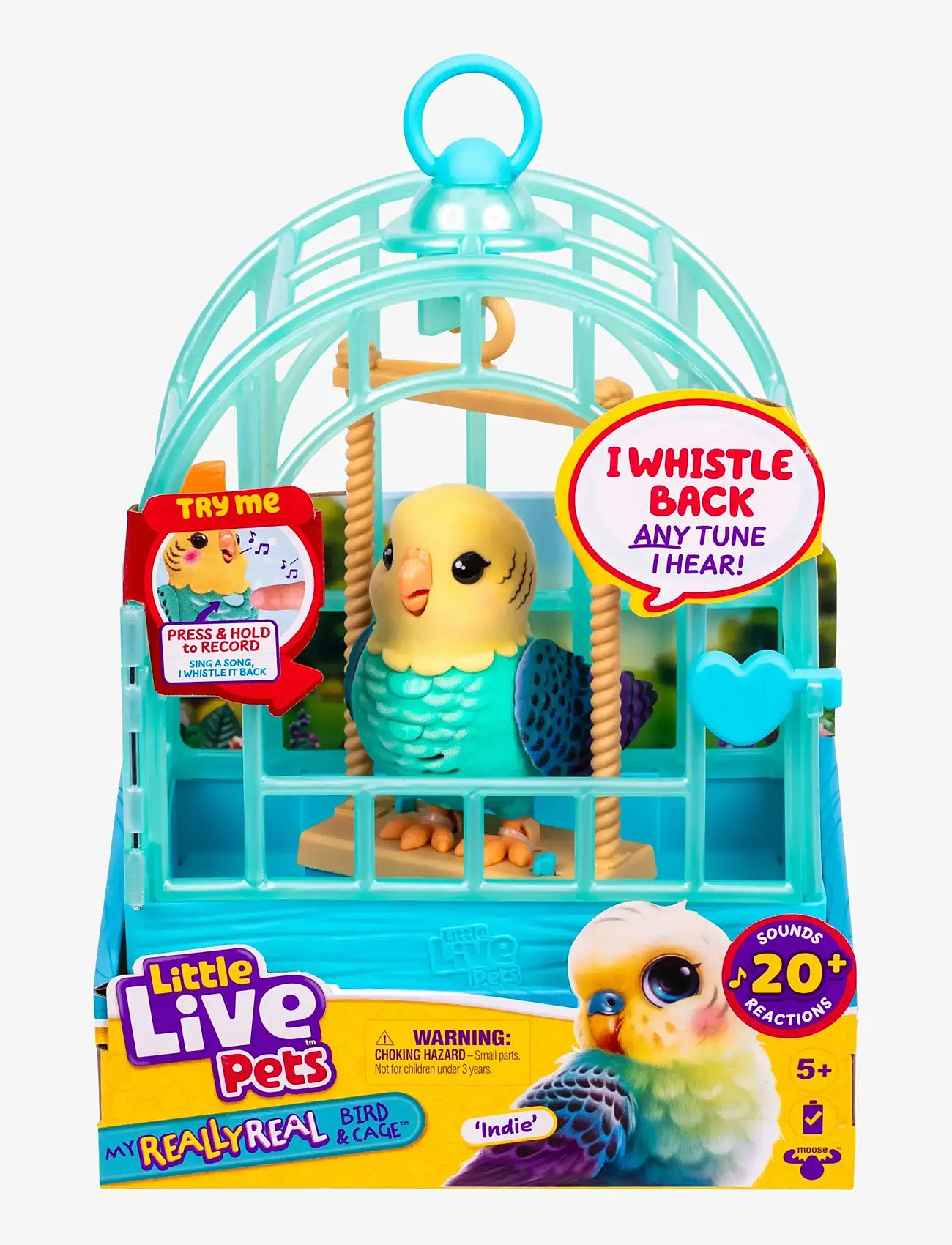 Little Live Pets Little Live Pets My Really Real Bird & Cage Indie ...