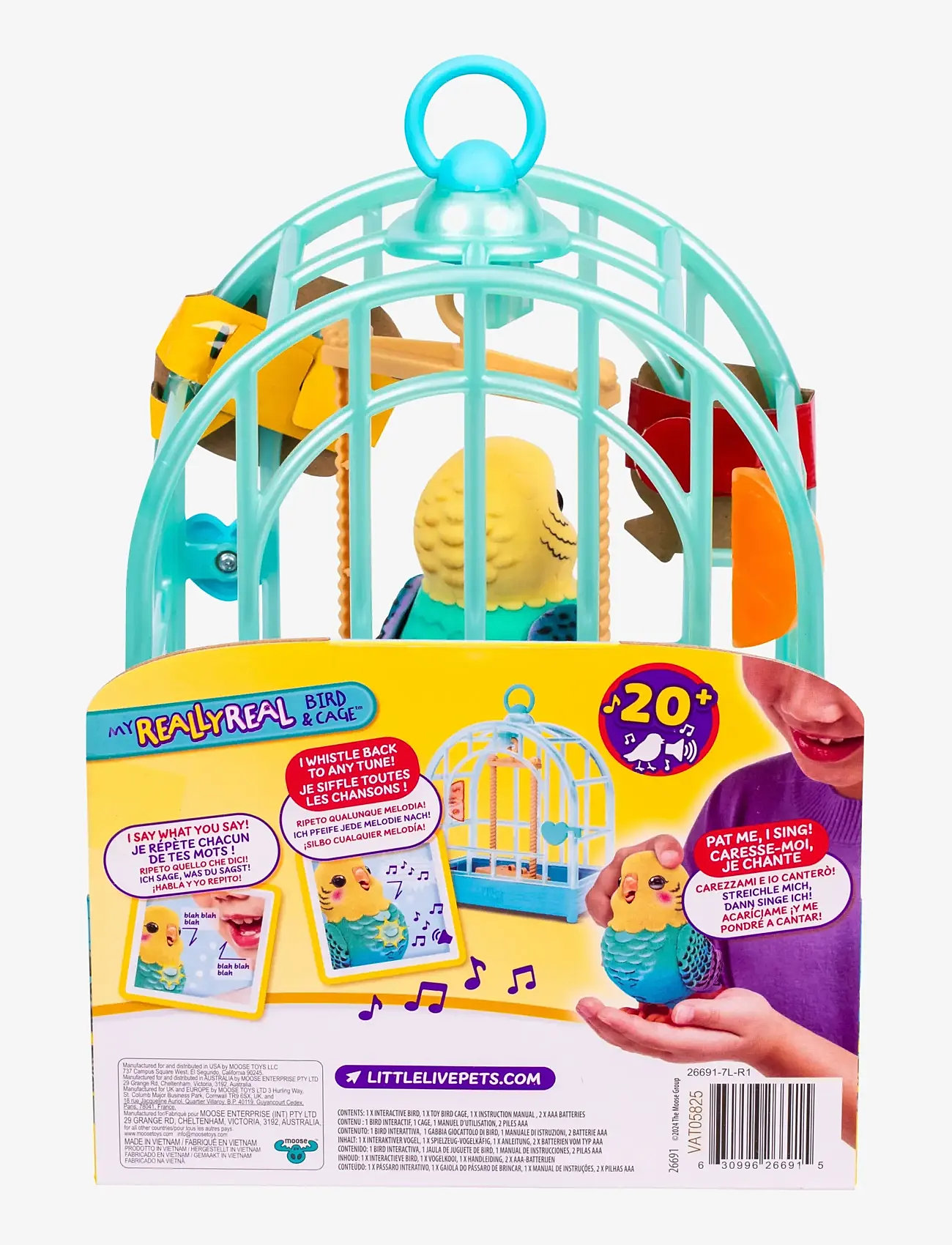 Little Live Pets Little Live Pets My Really Real Bird & Cage Indie ...