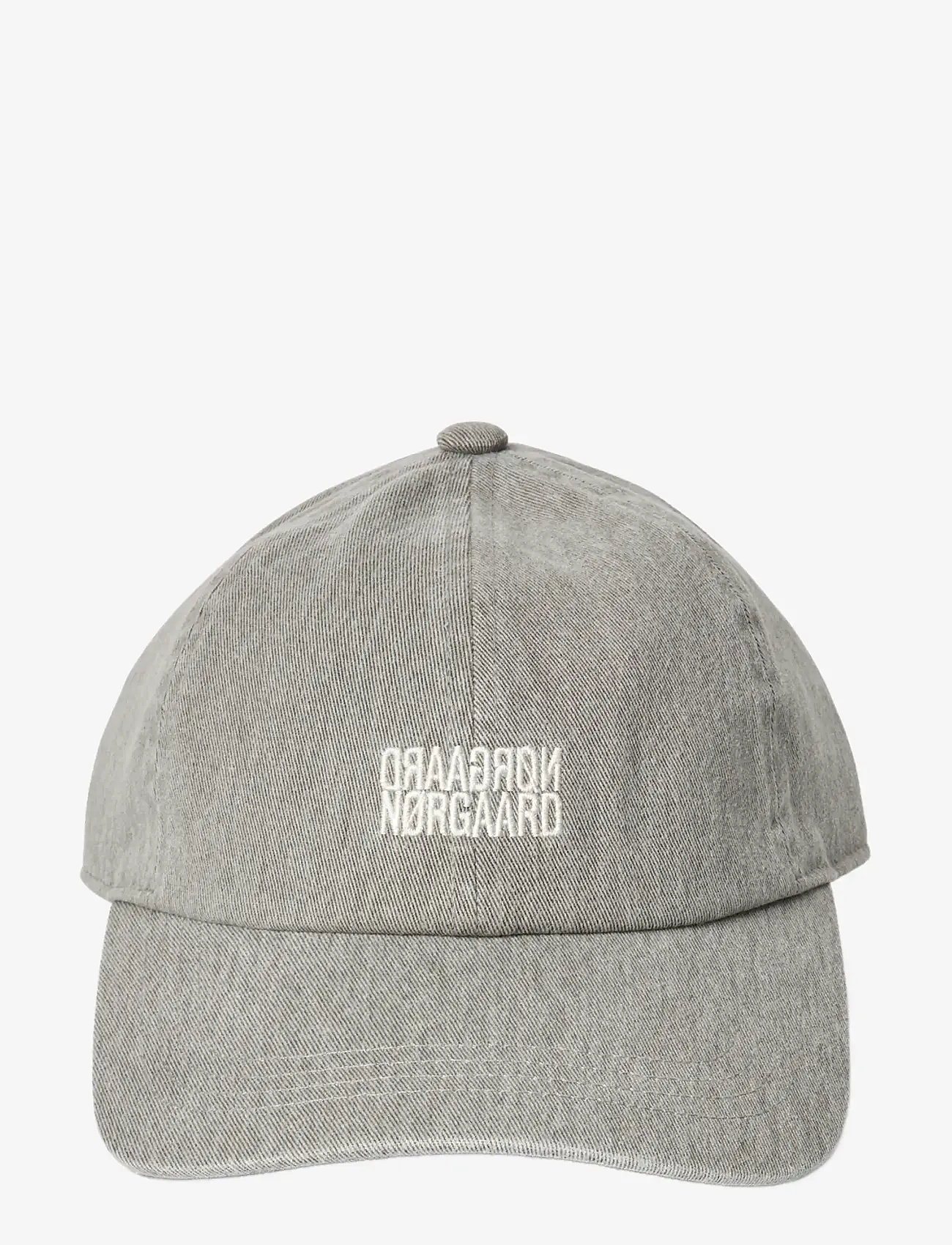 Mads Nørgaard Washed Cotton Twill Mirror Coal Cap (Grey Melange) – 489. ...