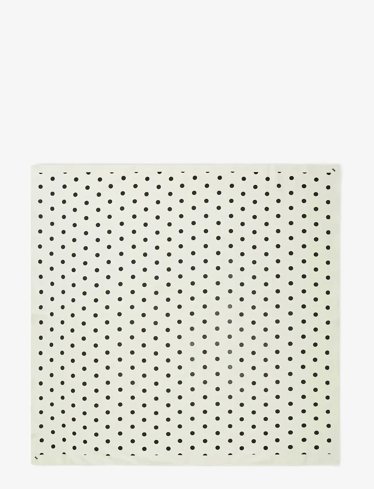 Mads Nørgaard Soft Cotton Big Dot Scarf (Dot Aop/black) – 454.35 kr ...